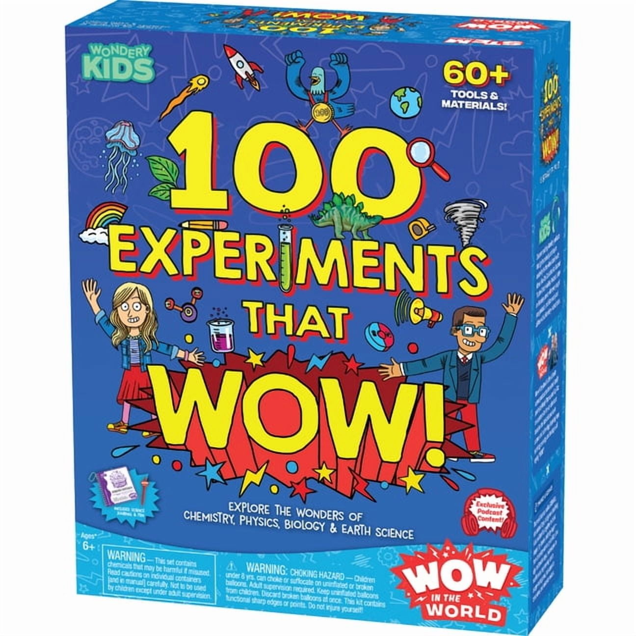 Wow in the World: 100 Experiments That Wow!, (Hardcover) - Walmart.com