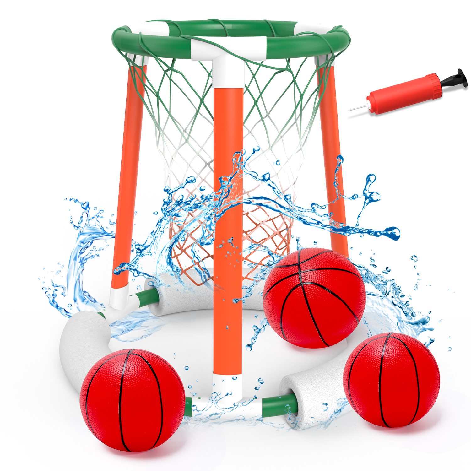 RhinoMaster Play Blow Up Splashketball for Swimming Pools - Fun ...