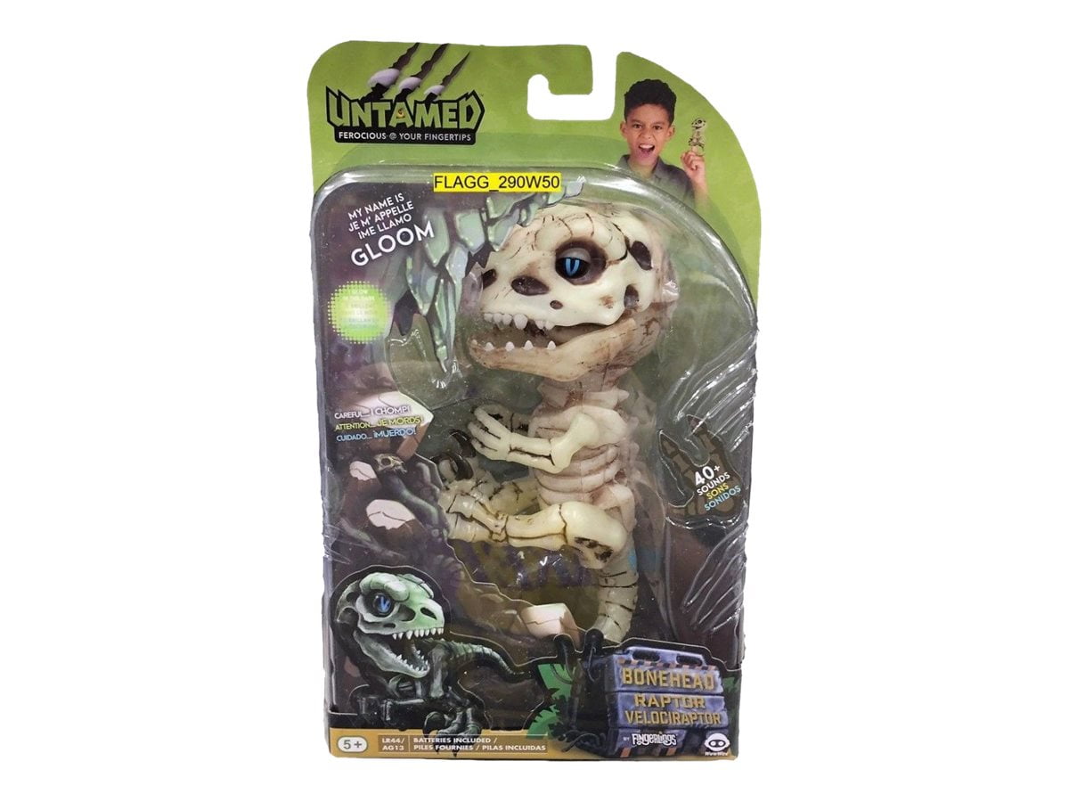 WowWee Bonehead Raptor Velociraptor Skeleton Electronic Pet - Walmart.com