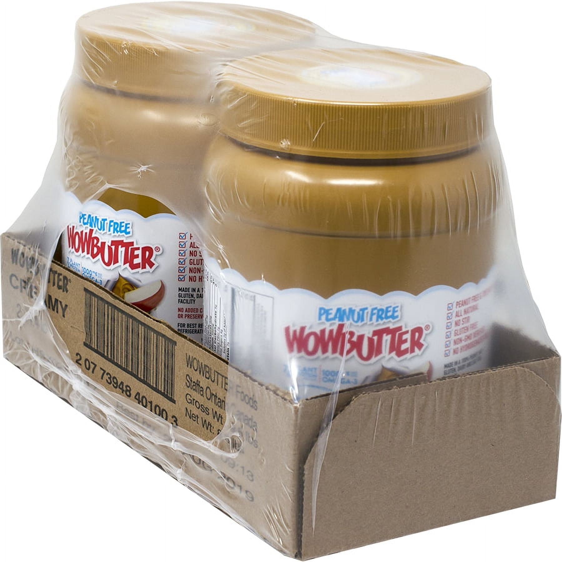 WOWBUTTER, Peanut Free Spread, 4.4 lb, Creamy, Pack of 2 - Walmart.com