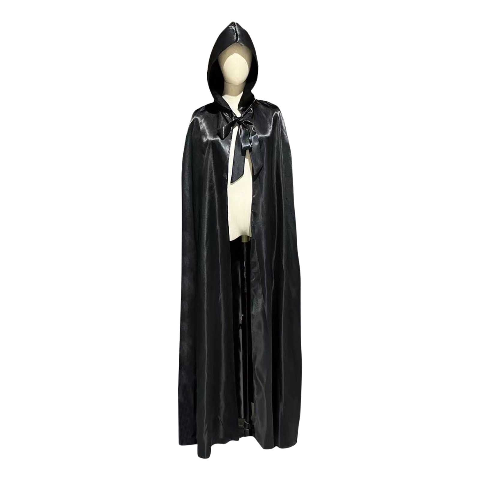 Wowcloth Men and Women, Adult and Kids Halloween Solid Color Hooded ...