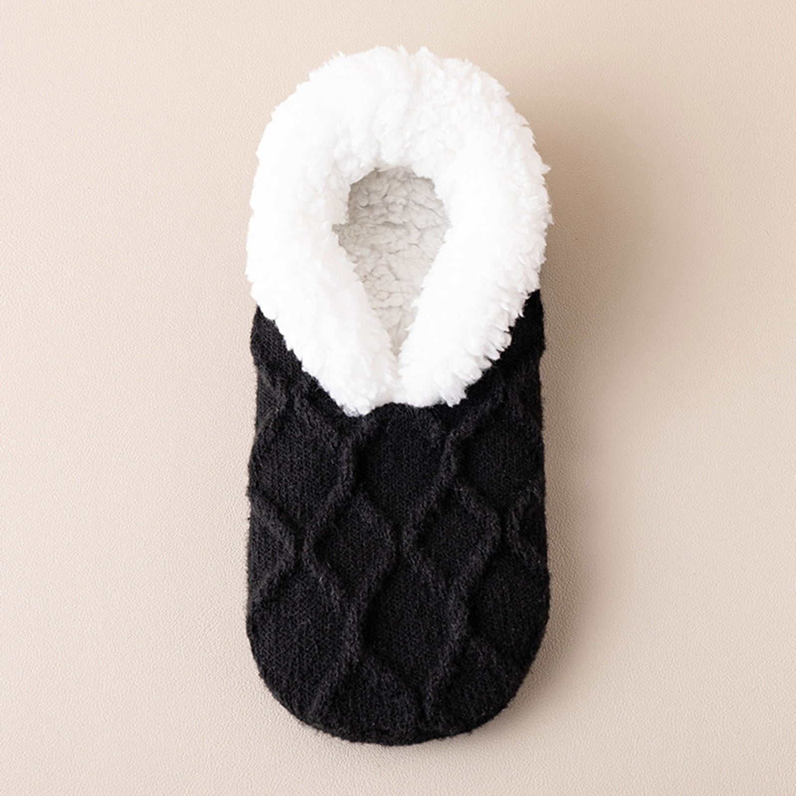 Wowcloth Non-Slip Sherpa Fleece Socks for Women, Cozy Warm Plush-Lined ...