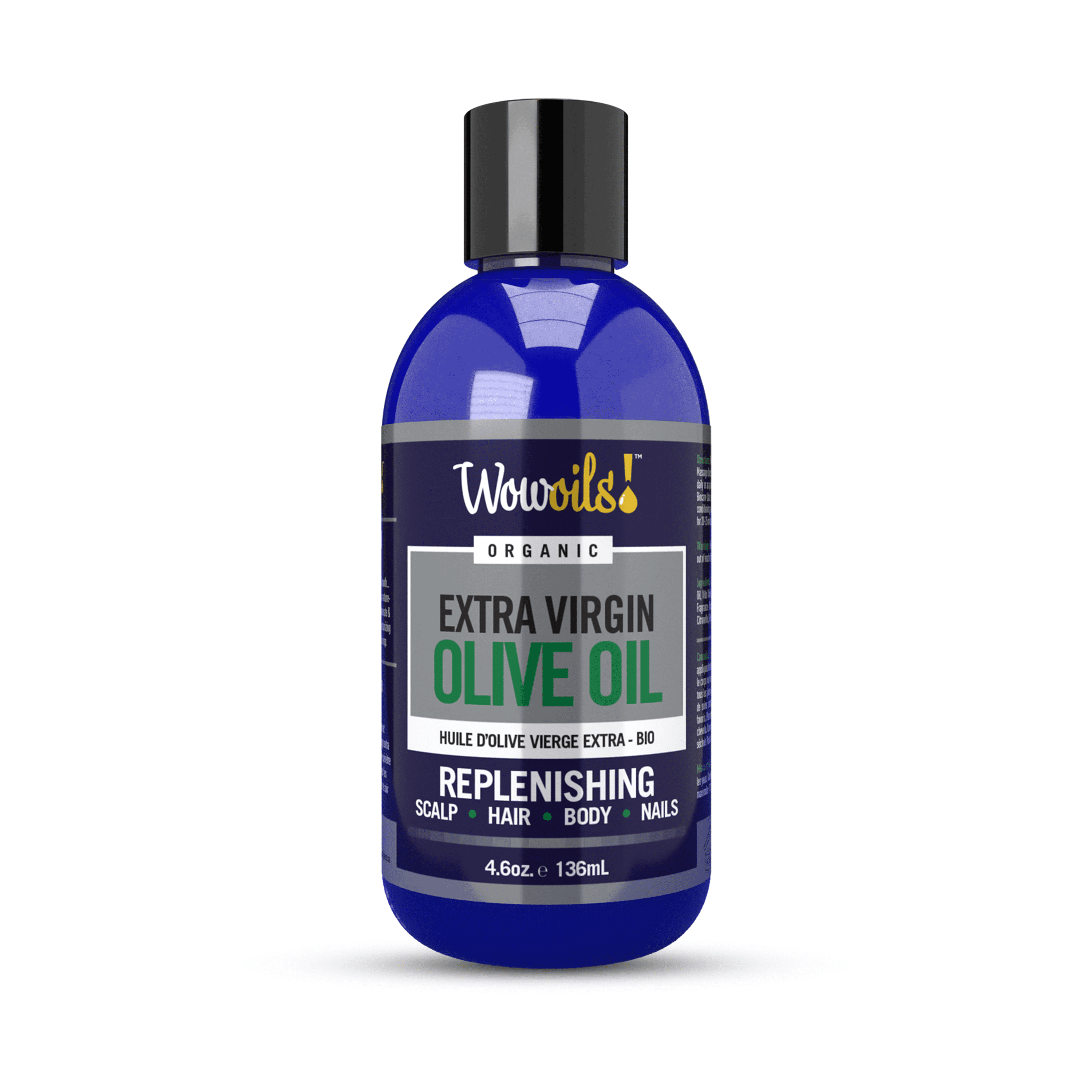 Wowoils!™ Extra Virgin Olive Oil for All Hair Types and Skin- 4.6 oz ...