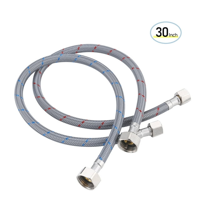 Wowow 30” Length Faucet Hose Connects Bathroom Kitchen Sink to Water ...