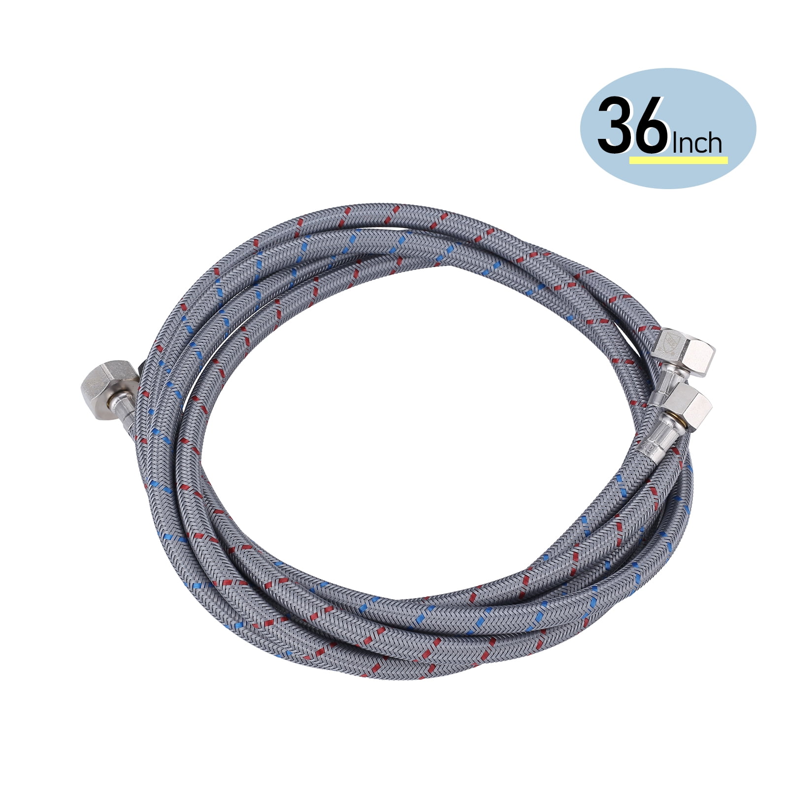 Wowow 36” Length Faucet Hose Connects Bathroom Kitchen Sink to Water ...