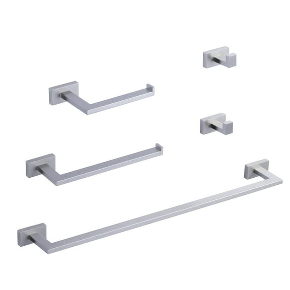Brushed Nickel Towel Bar Sets