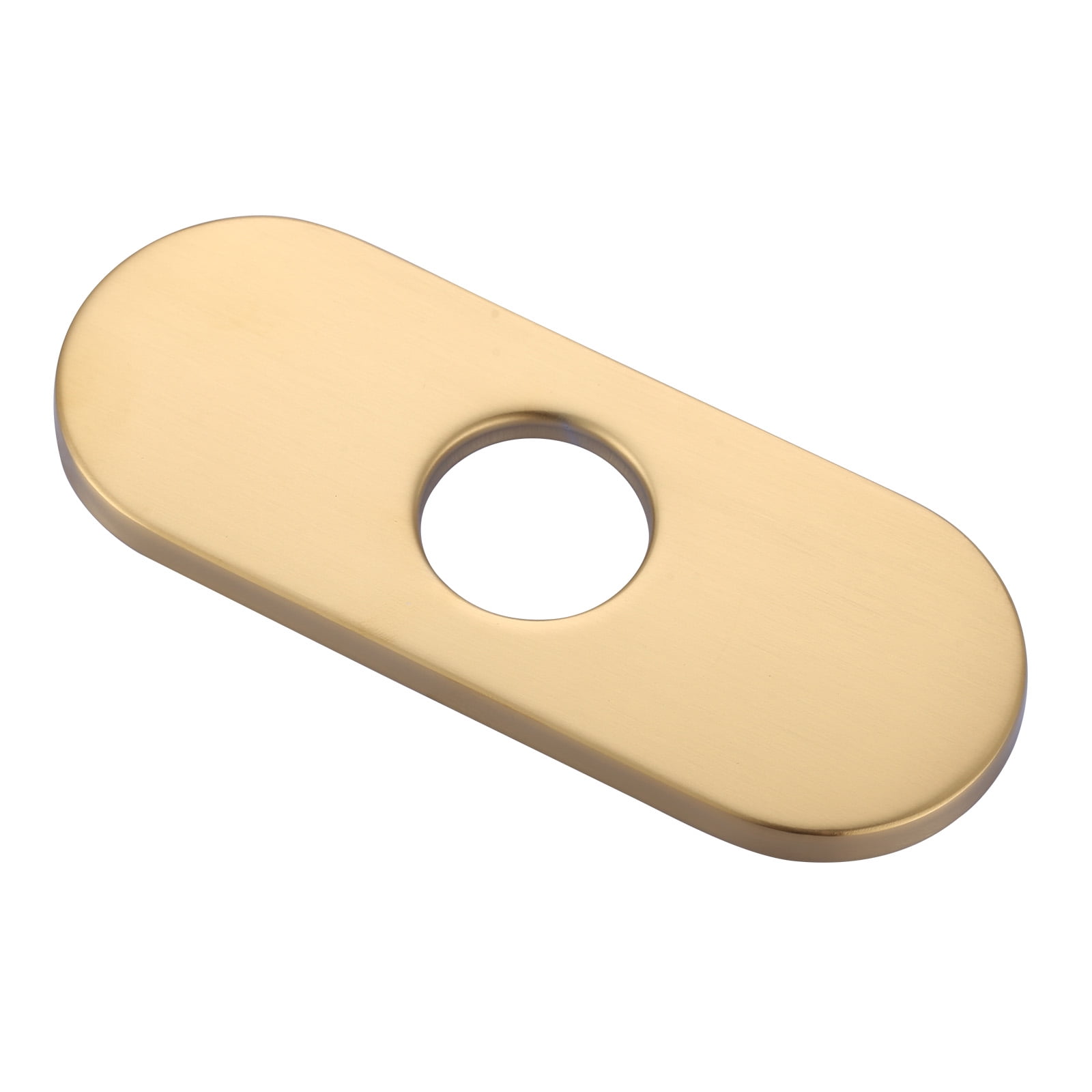 Wowow 6.3 in. Stainless Steel Escutcheon Plate in Gold - Walmart.com