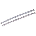 Wowow G1/2 FIP to 3/8 Compression 16 in. Supply Line, Flexible Braided ...