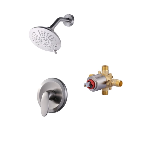 Brushed Nickel Shower Faucets