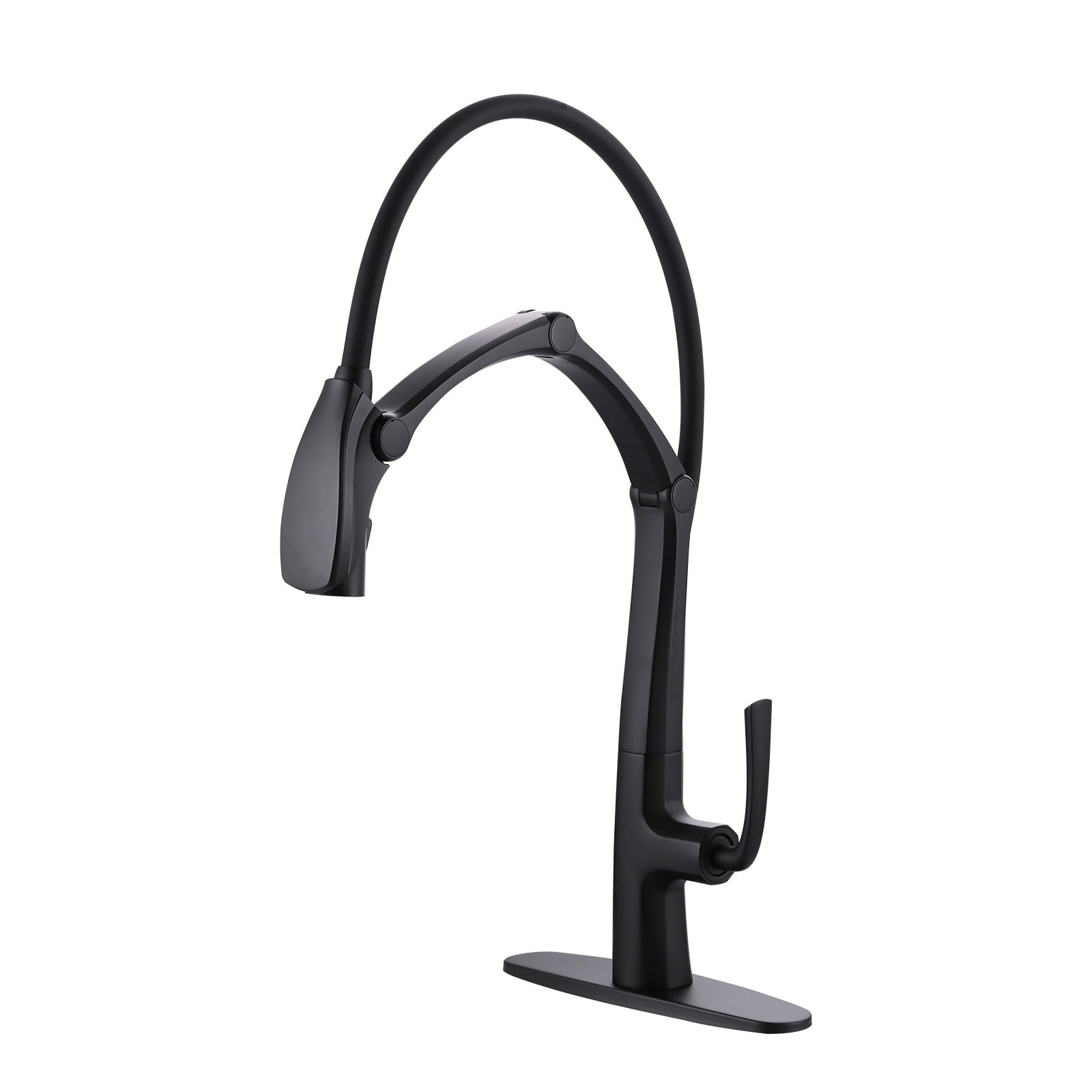 Wowow Single-Handle Pull-Out Sprayer Kitchen Faucet with Magnetic ...