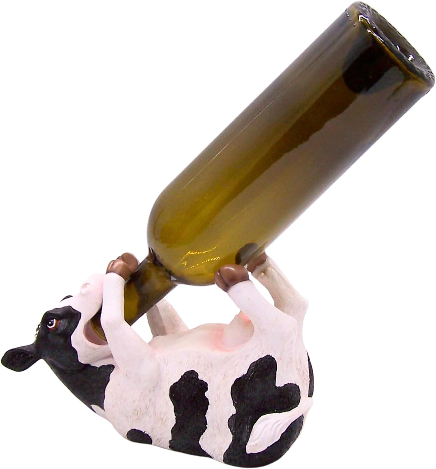 Wowser Brands Cow Wine Bottle Holder, Farmhouse Home Bar Decor, 10 ...