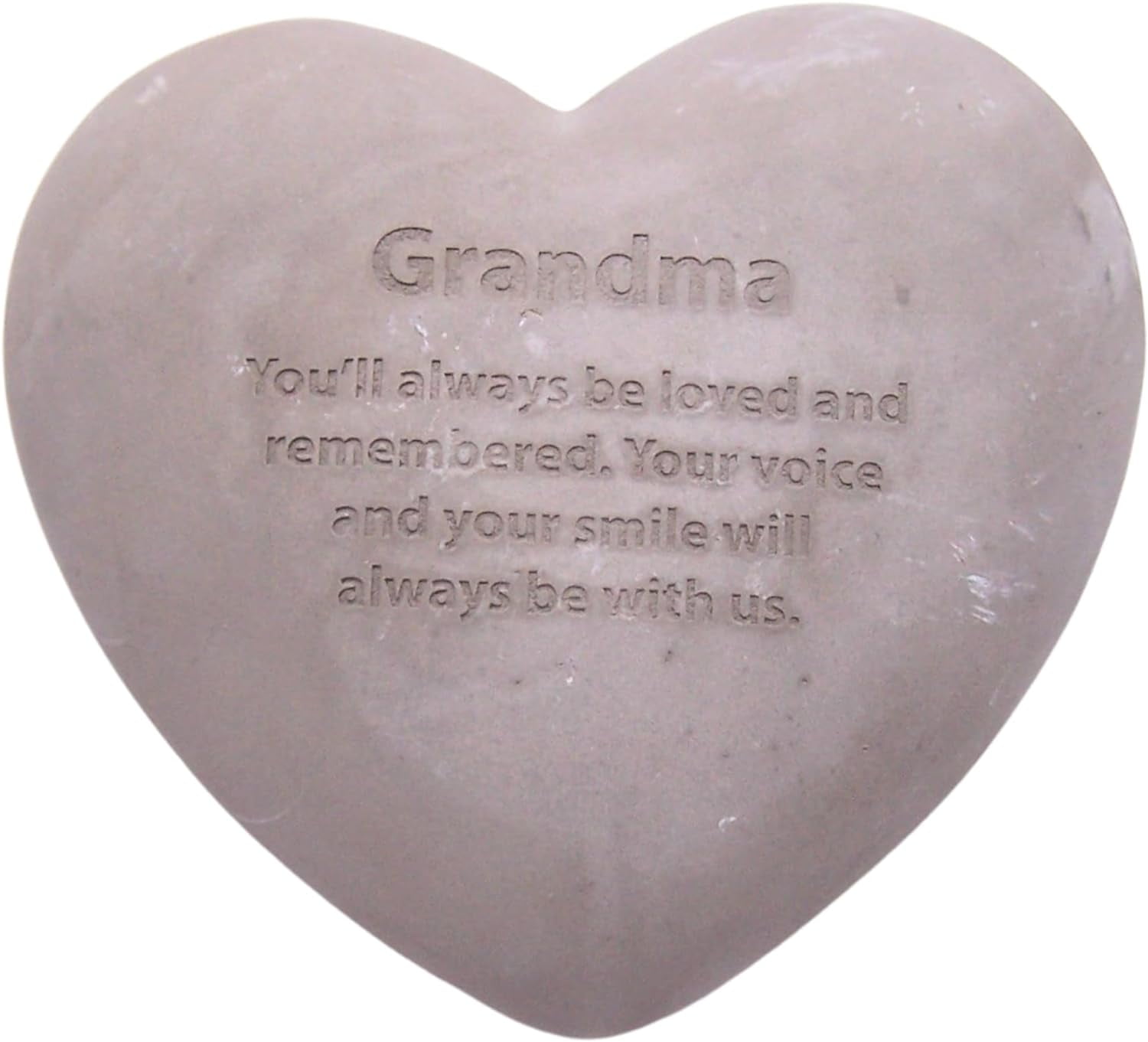 Wowser Brands Grandma Heart Shaped Memorial Stone, Sympathy Gift ...