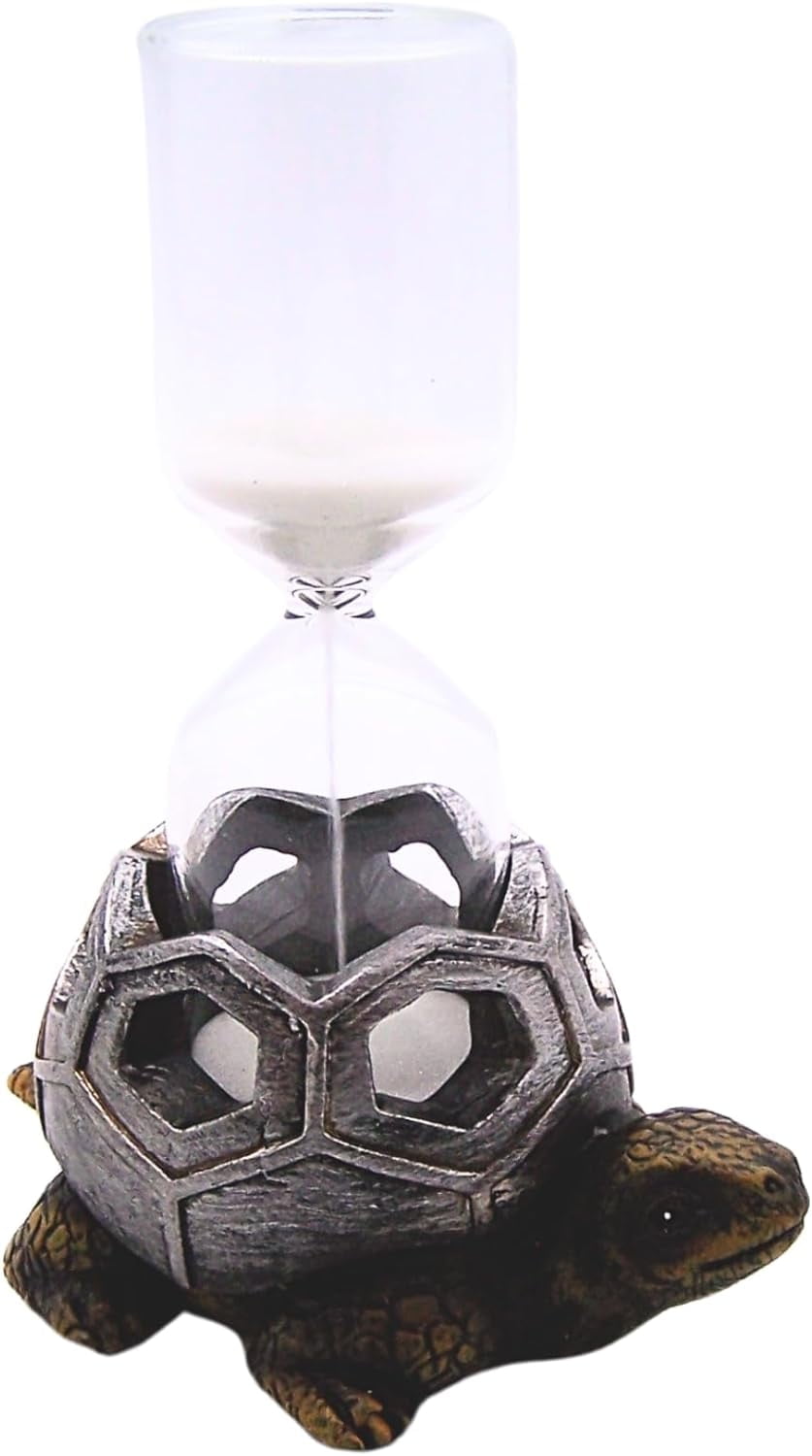 Wowser Brands Turtle Hourglass Sand Timer, 2.5 Minute Hourglass, 5.75 ...