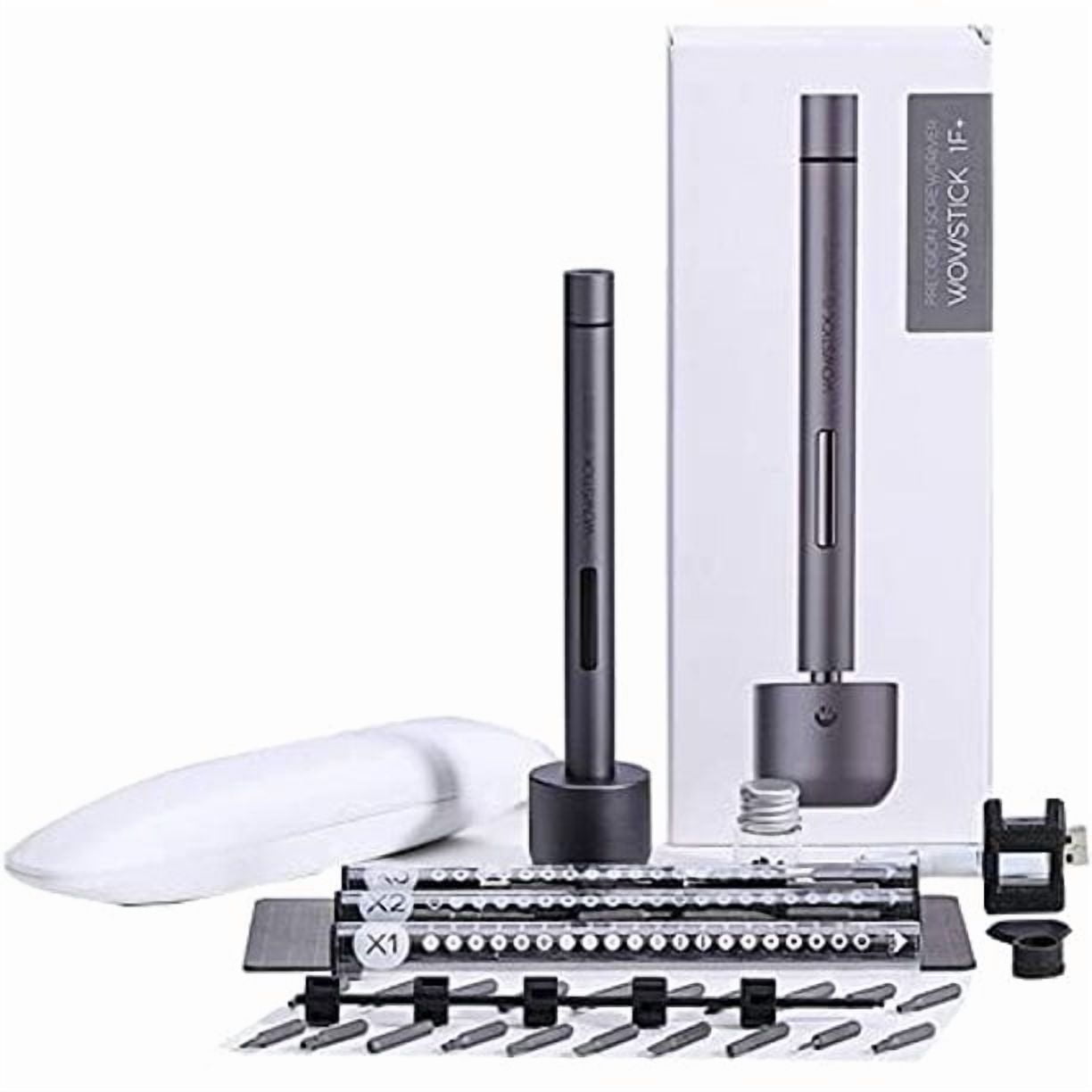 Wowstick 1F+ 64 In 1 Electric Screwdriver, Dual Mode Cordless Lithium-ion Charge LED Power ...