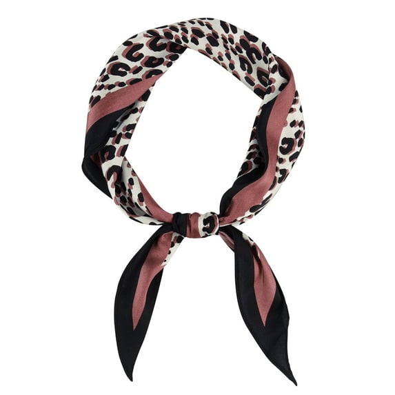 Wowstyle Leopard Print Rhombus Neck Scarf Scarves Wraps Neckerchief for ...