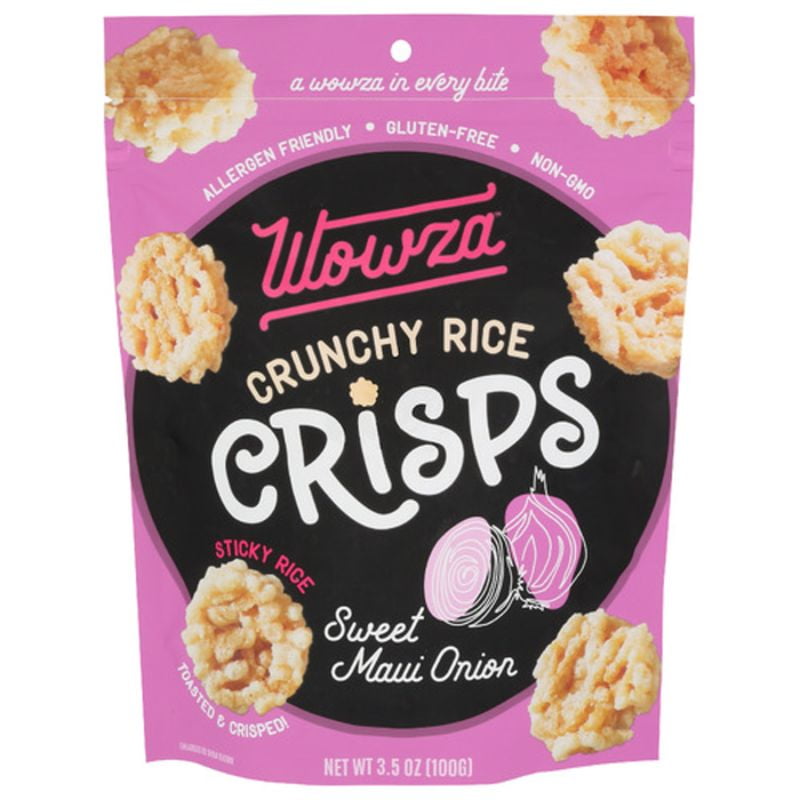Wowza Sweet Maui Onion Crunchy Rice Crisps 3.5 oz - Walmart.com