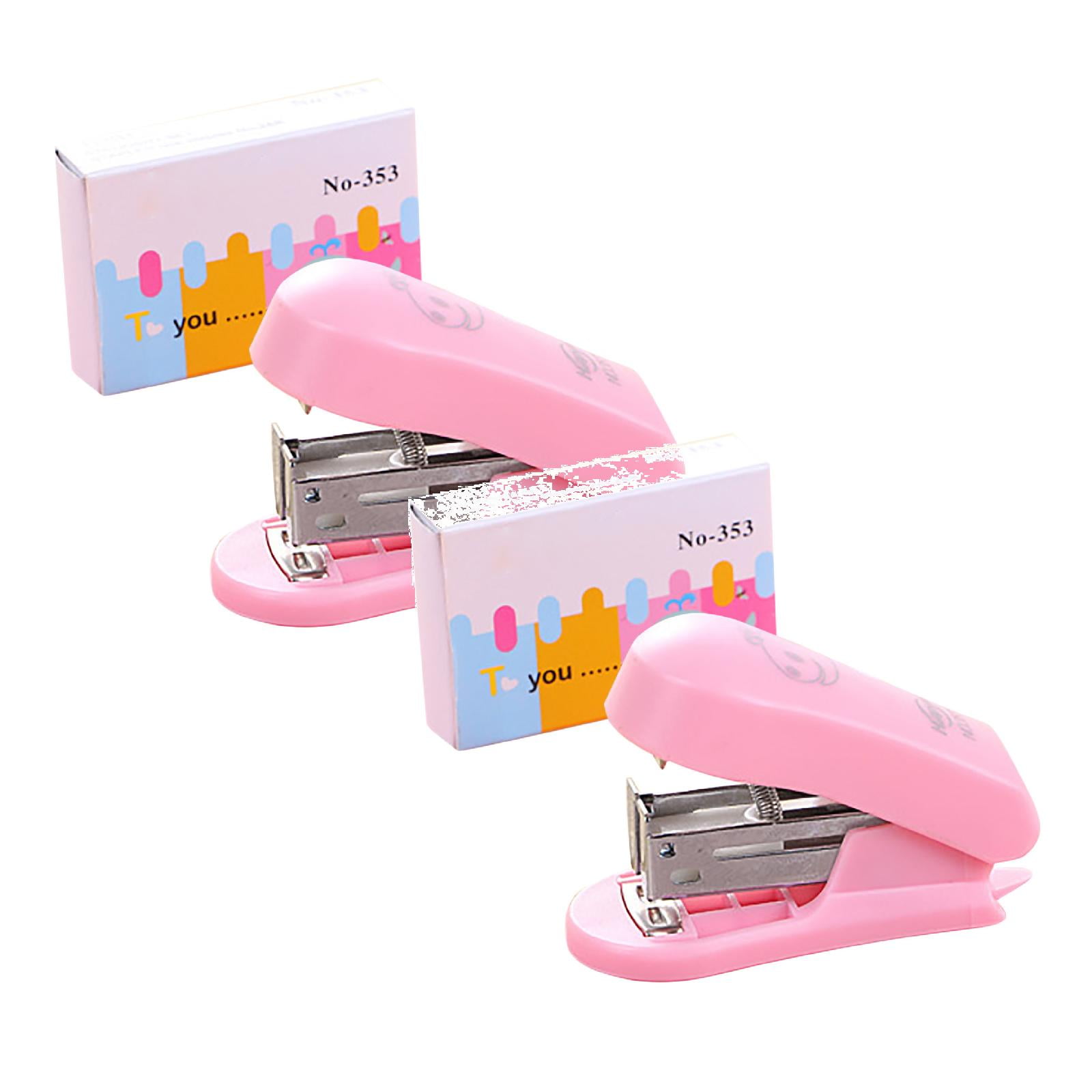 Wozhidaoke Mini Small Stapler Staples Set Office Binding Compact Metal ...