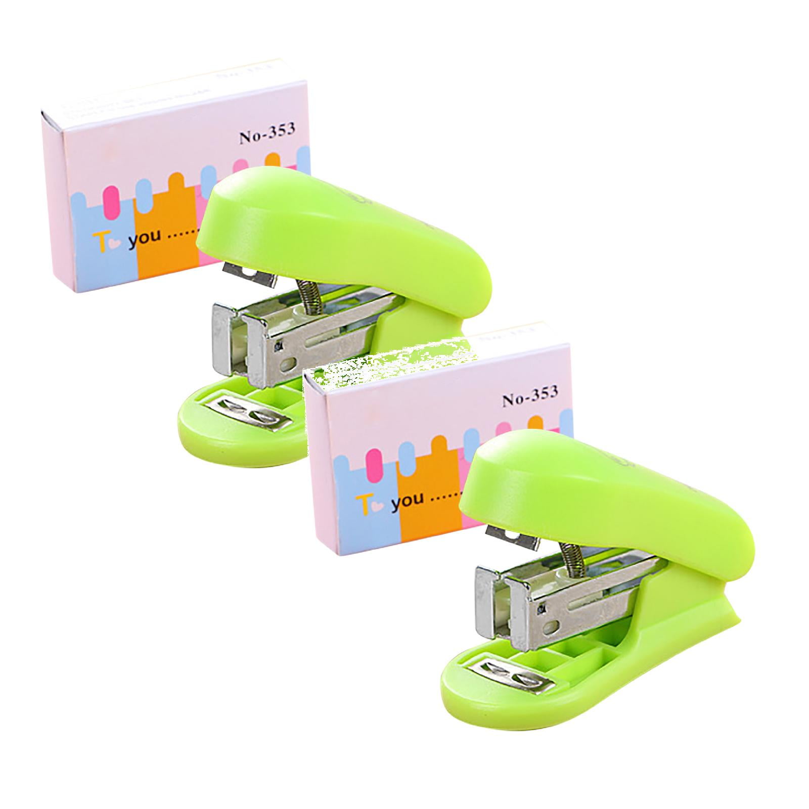 Wozhidaoke 2PC Mini Small Stapler Useful Mini Stapler Staples Set ...