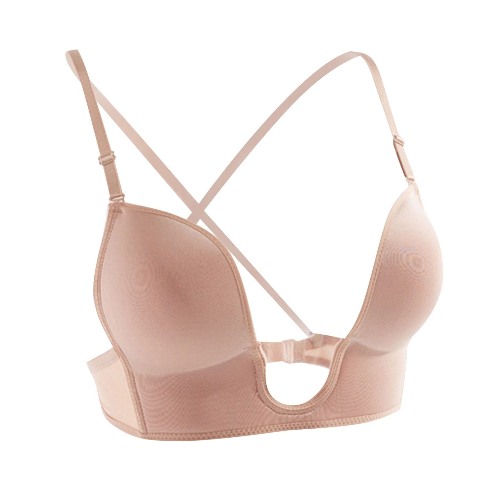 Wozhidaoke Bras for Women U Shaped Deep Bra Push Up Multi Way Seamless ...