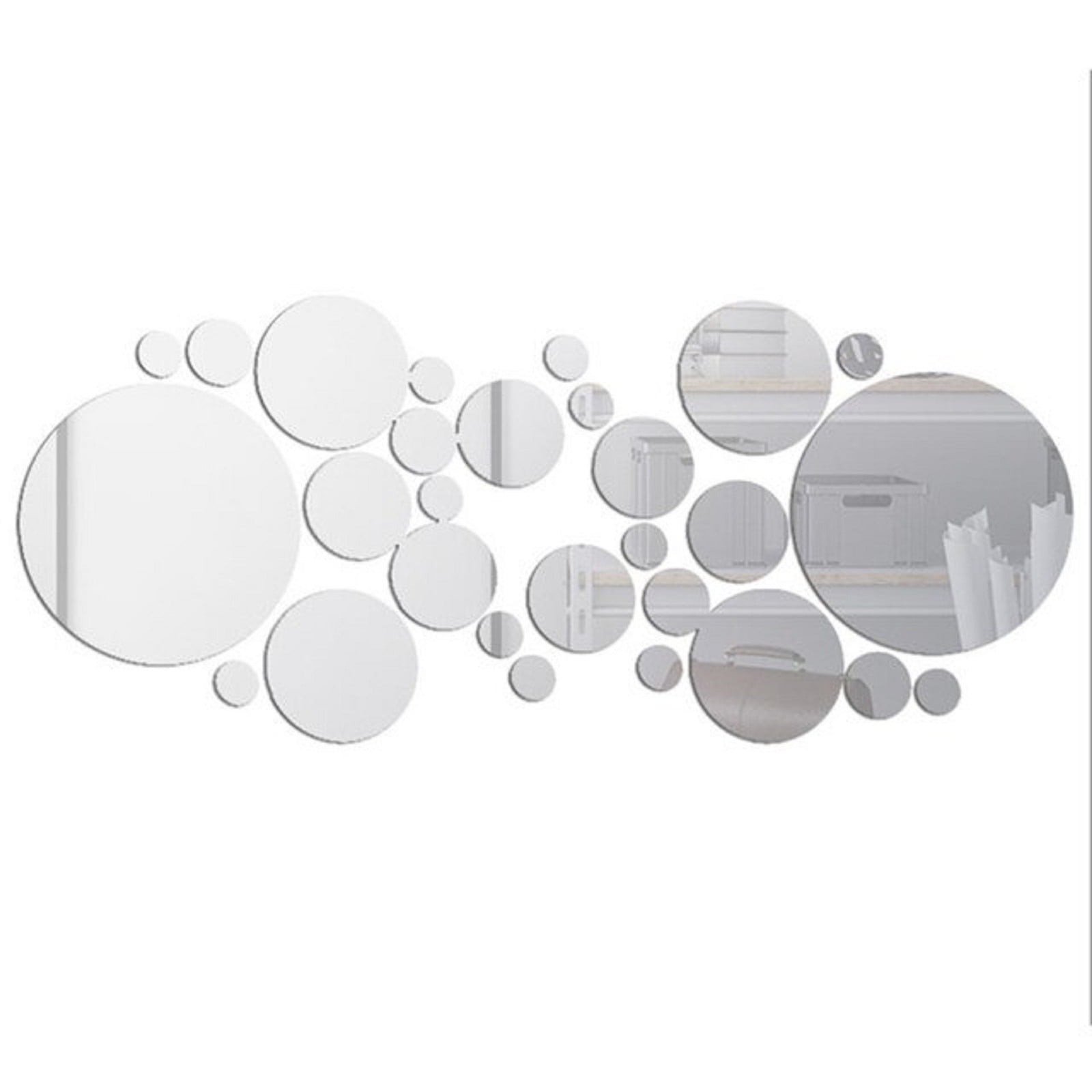 Wozhidaoke Peel And Stick Wallpaper Home Accessories Mirror Wall ...