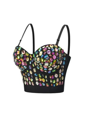 Rhinestone Bra