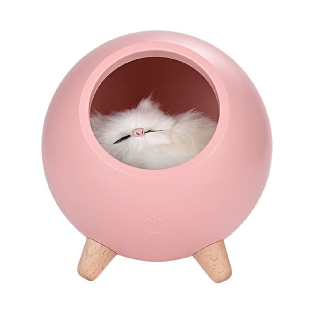 Wozhidaose Floor Lamp Cat Pet House Ambience Lamp USB Charging Cute ...
