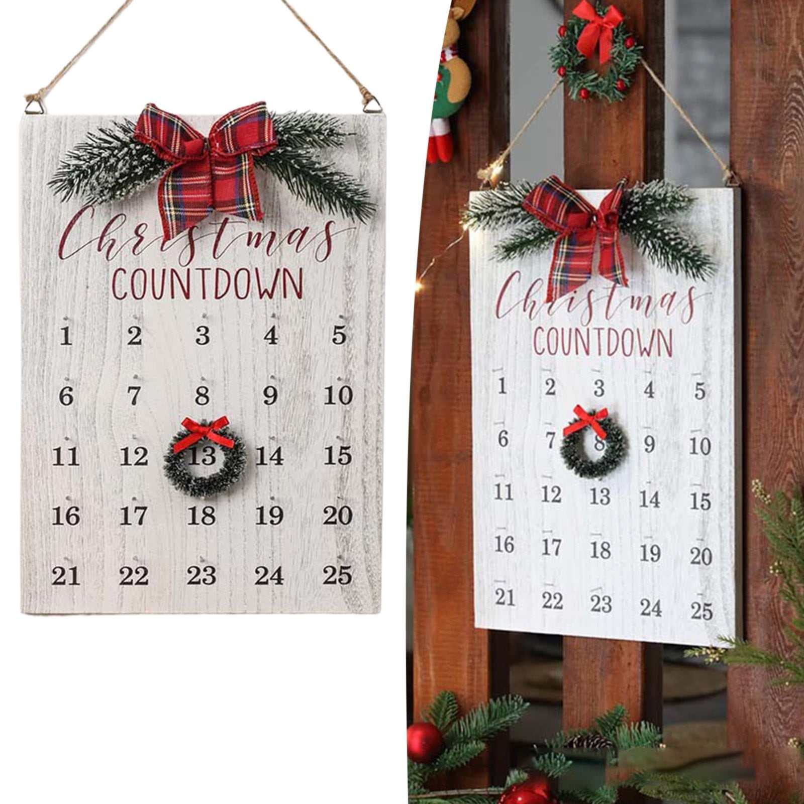 Wozhilaka 2025 Calendar for Wall Decor，Christmas Countdown Calendar ...