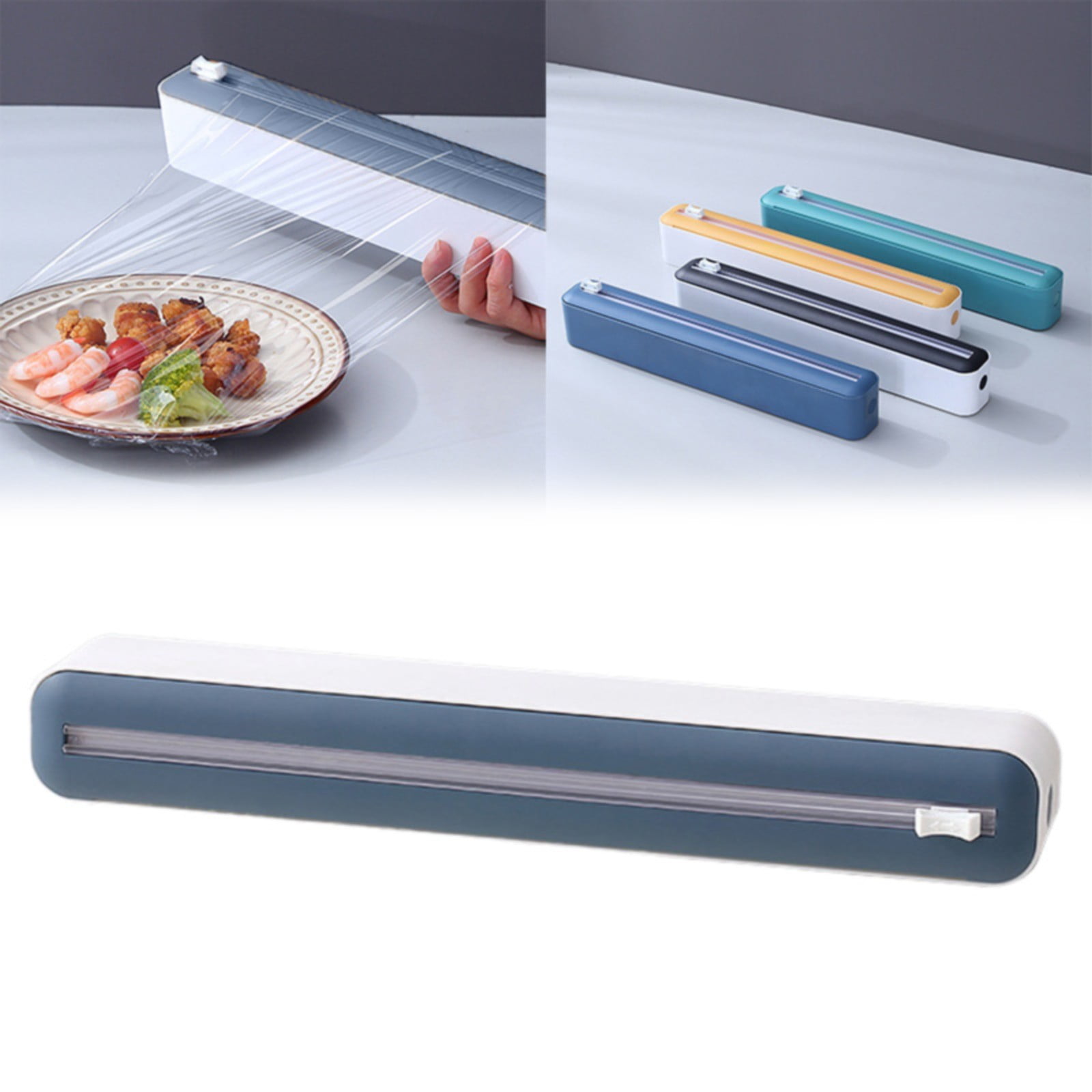 Wozhilaka Kitchen Organizer and Storage Cling Film Dispenser and Cutter ...