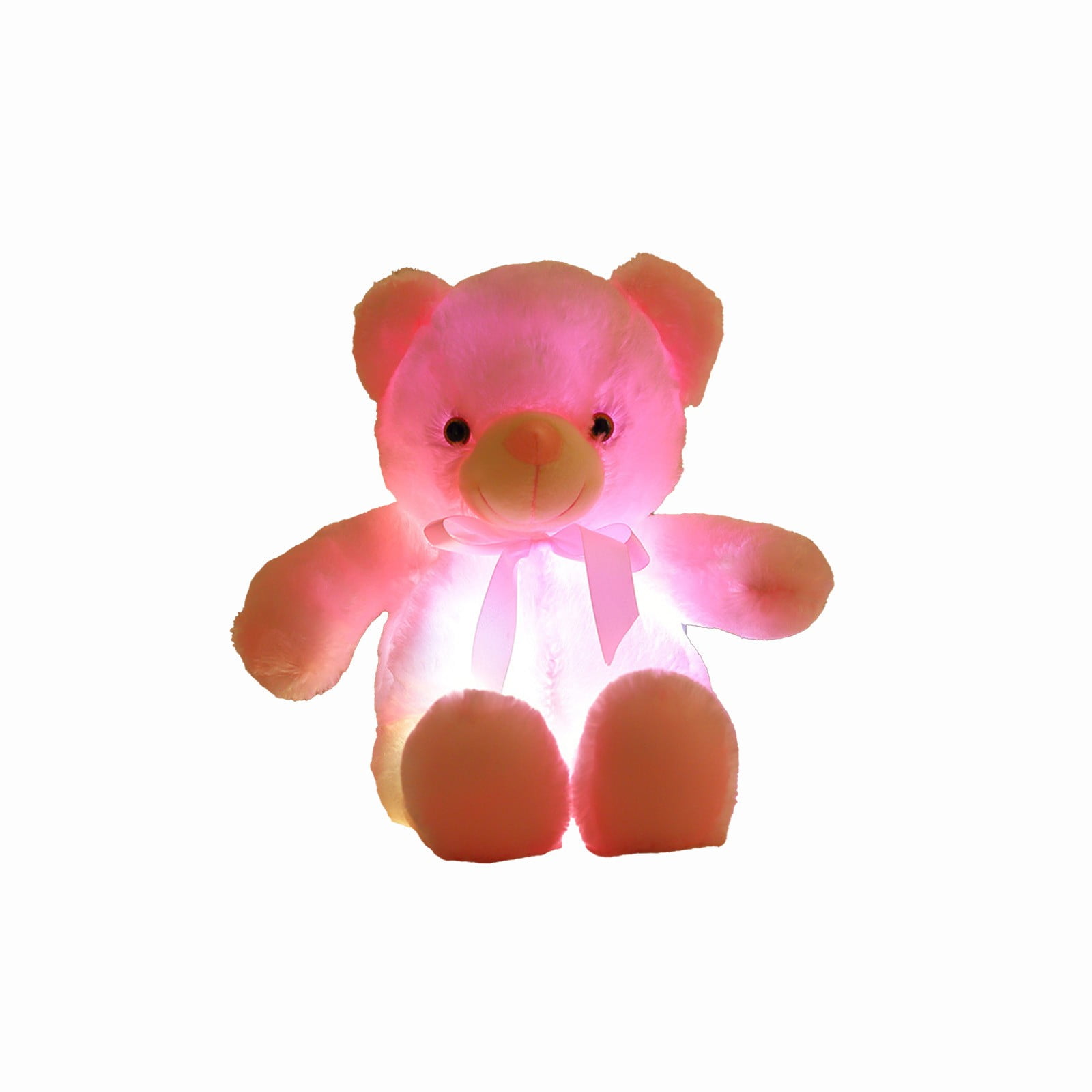 WozhuoToy Teddy Bear LED Stuffed Animal Soft Nightlight Glow Bear Plush ...