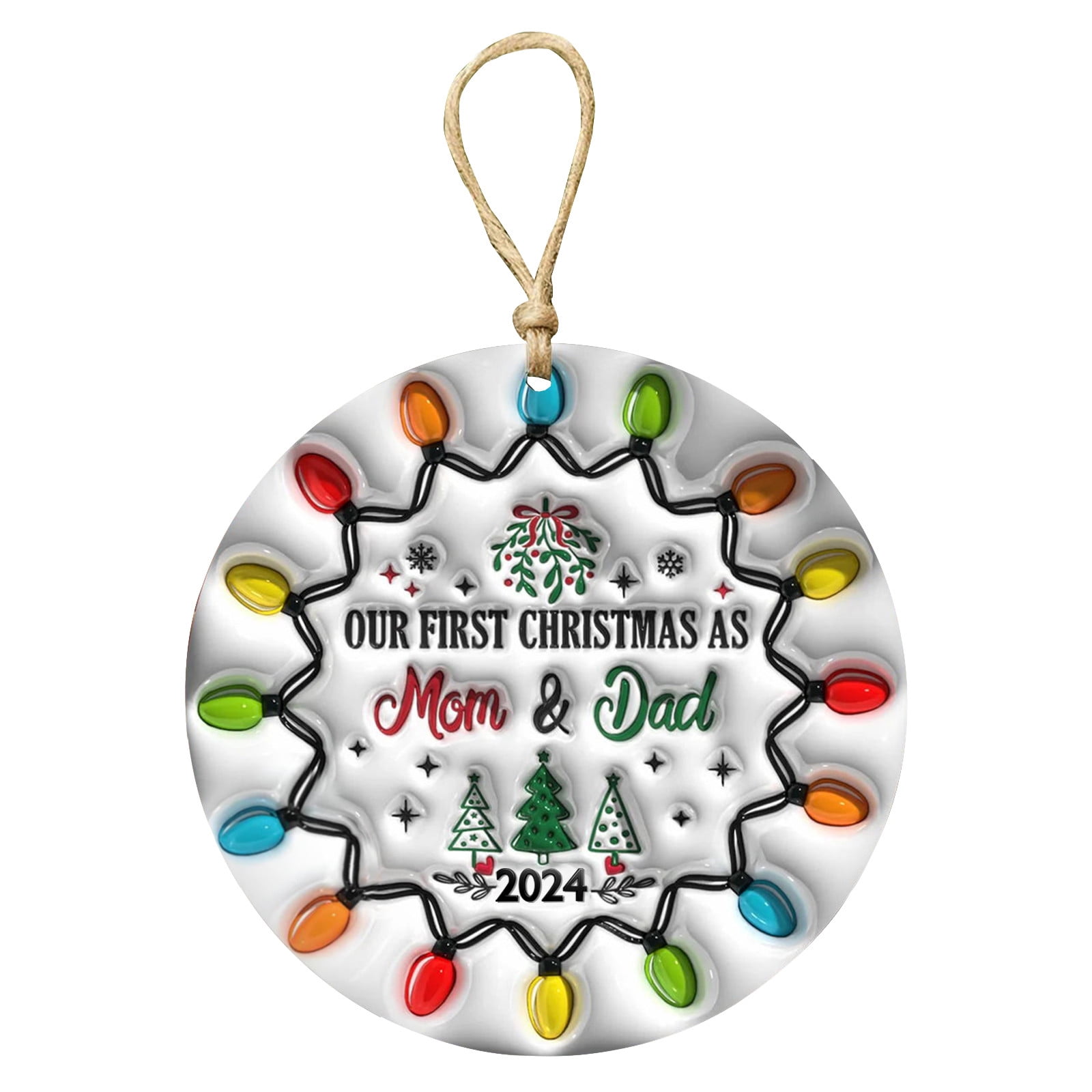 NSESSHome 2024 Christmas Ornament, Family Ornaments Gifts for Men ...