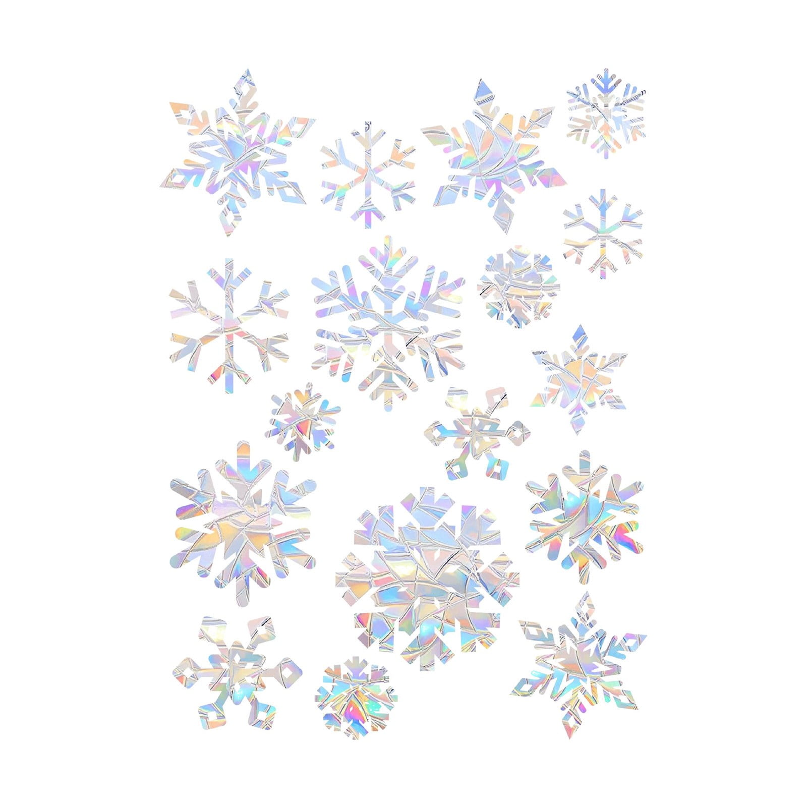 NSESSHome Snowflake Window Stickers Window Clings Anti Collision Window ...