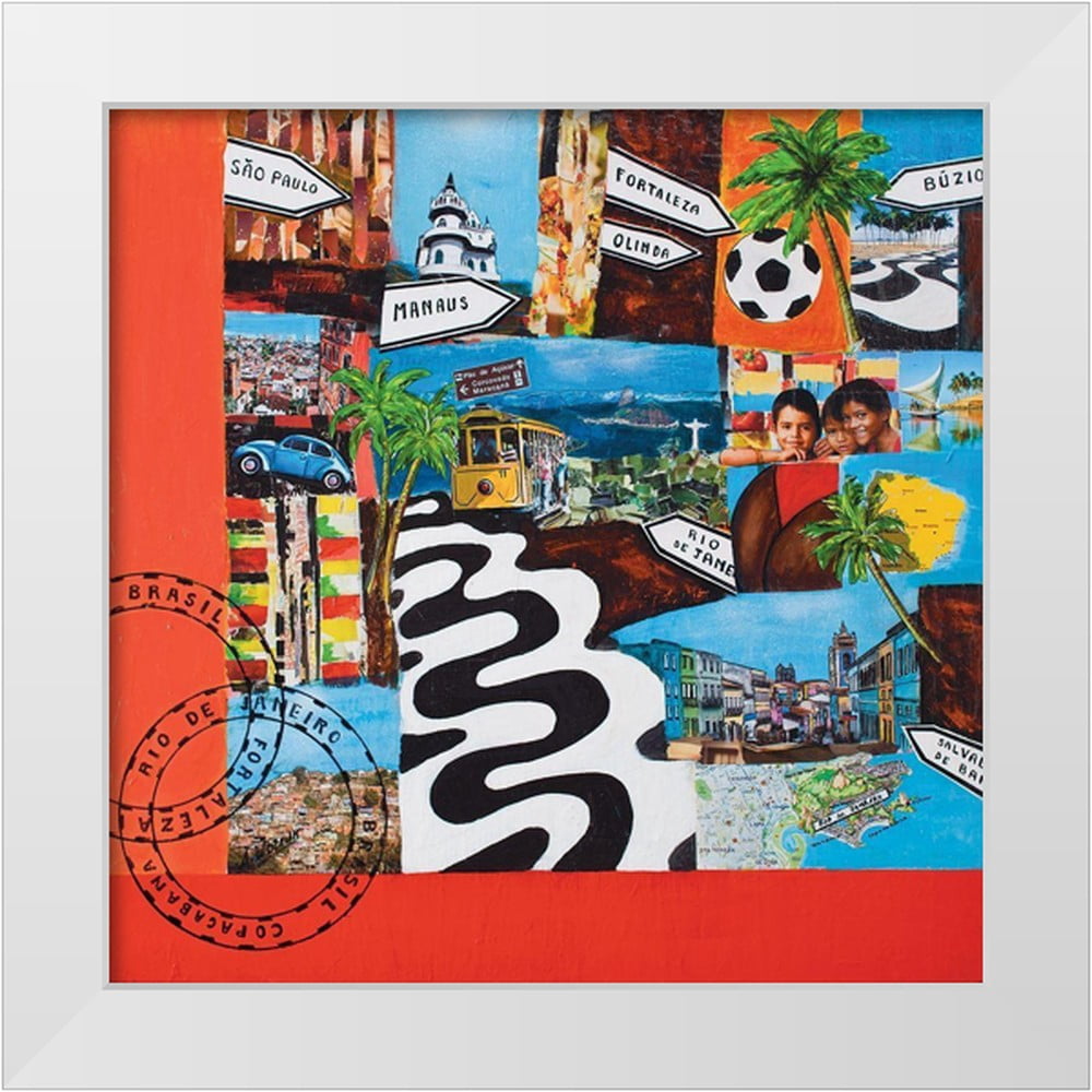 Wozniak, Sophie 20x20 White Modern Wood Framed Museum Art Print Titled ...