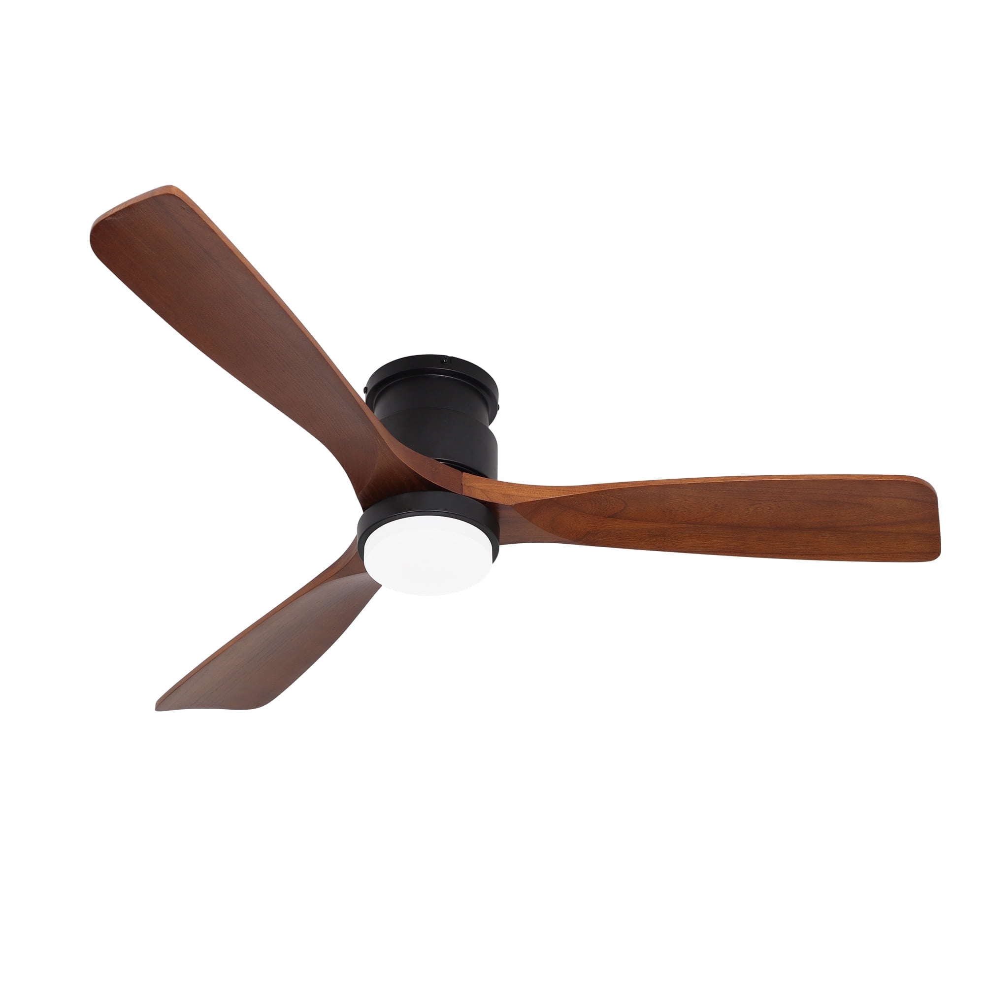 Wozzio Ceiling Fan with Integrated LED Light and Remote Control ...