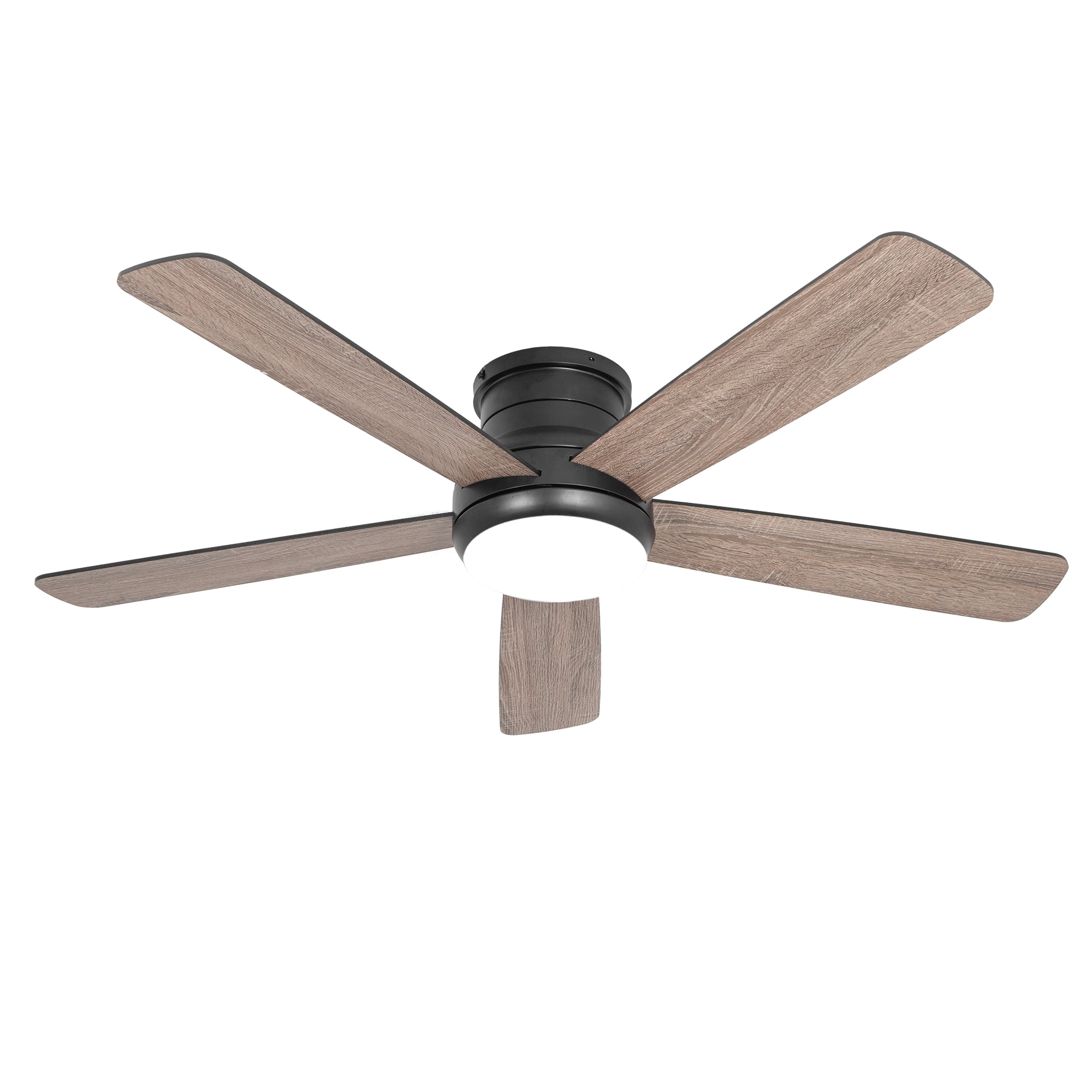 Wozzio Ceiling Fan with Integrated LED Light and Remote Control ...