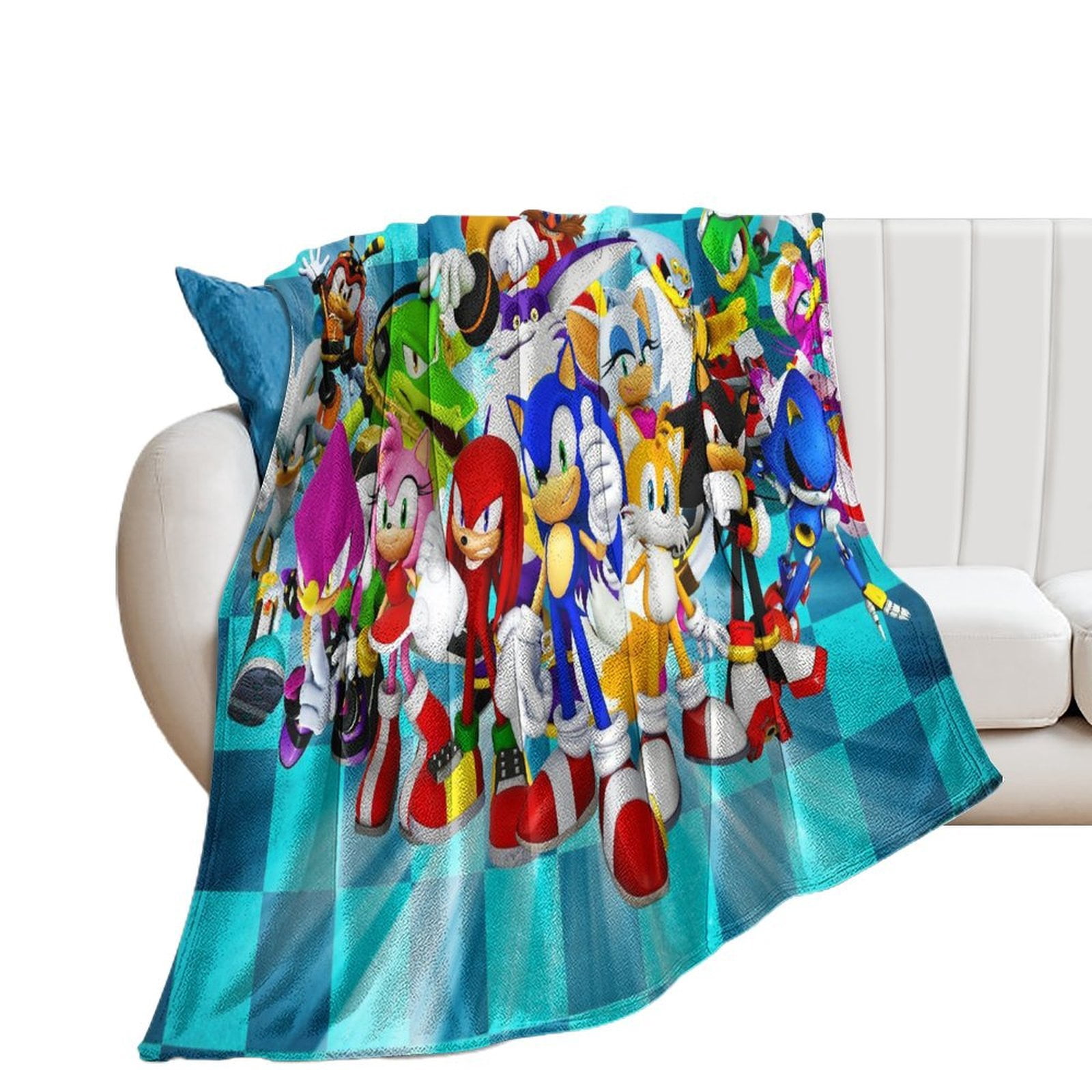 Wp3855523-sonic-the-hedgehog-movie-wallpapers Luxury Flannel Blanket ...