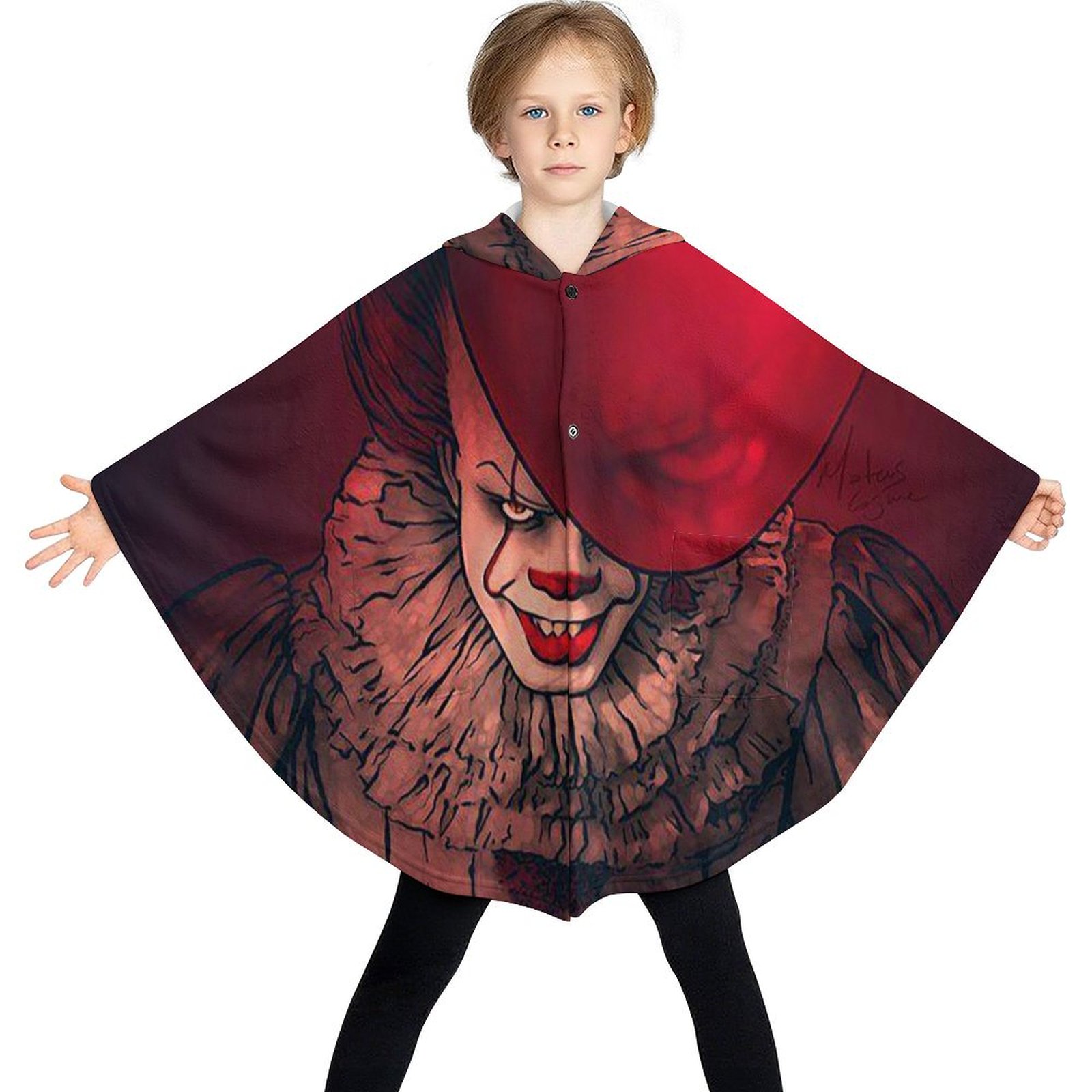Wp4860387-pennywise-iphone-wallpapers Kids Flannel Wearable Blanket ...
