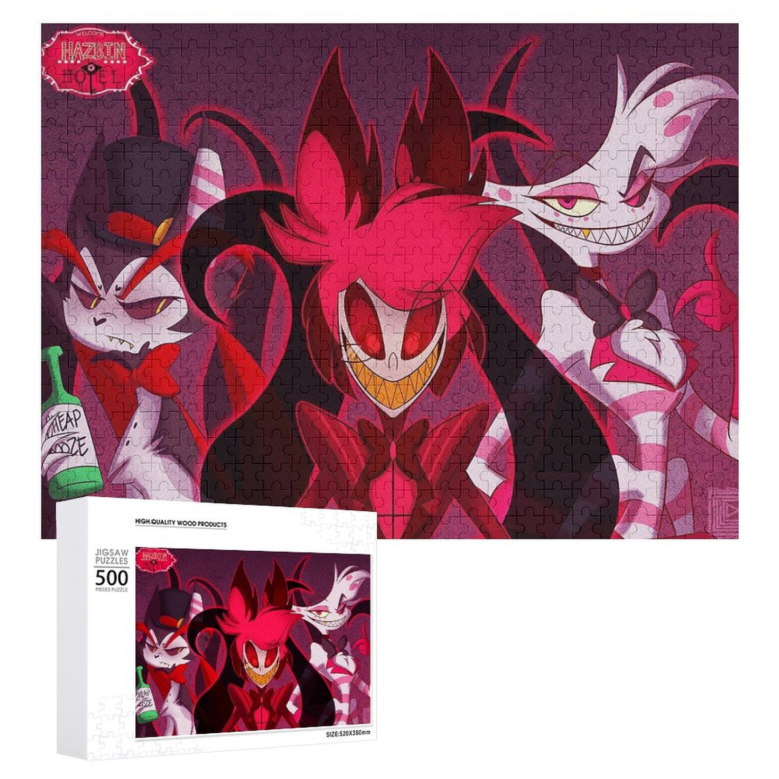 Wp5100805-hazbin-hotel-computer-wallpapers Puzzle - 500 PCS Jigsaw ...