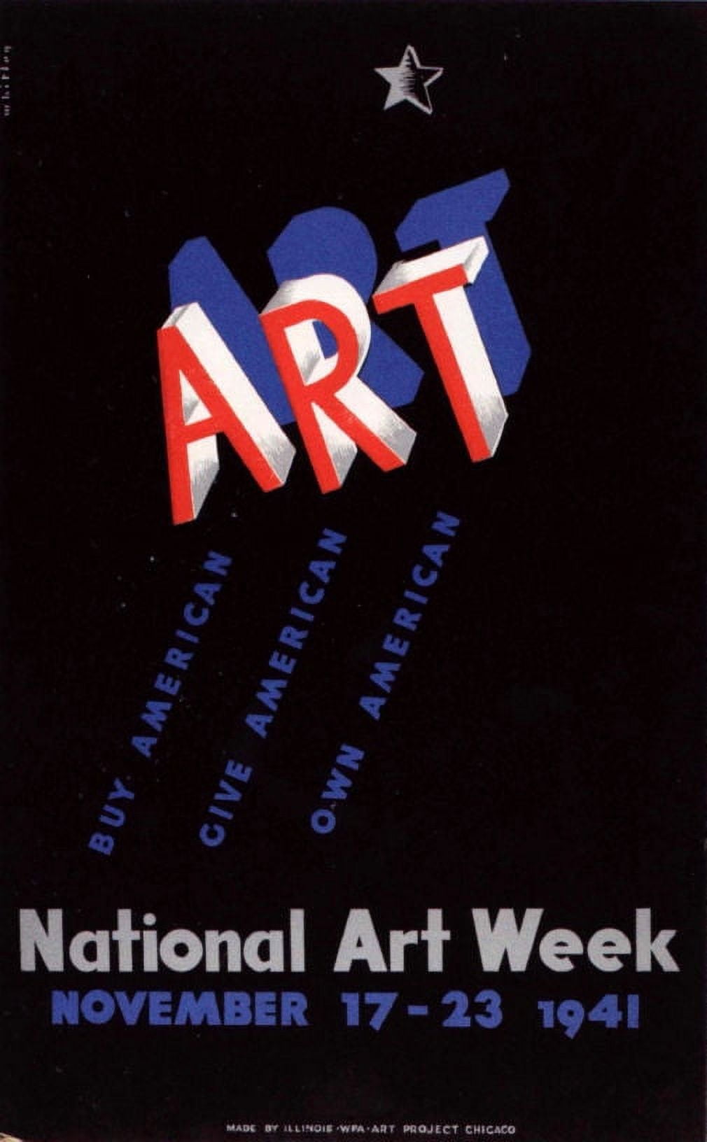 Wpa Art Poster 12x16 Art Print on Metal Sign 12in x 16in Multi-Color ...