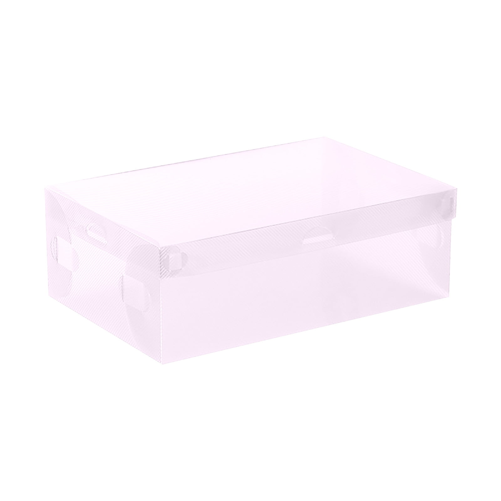Wpawbk Plastic Shoe Box Organizer, Stackable Transparent Storage Case ...