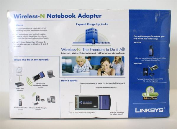 Wpc300n - wireless-n notebook adapter - Walmart.com