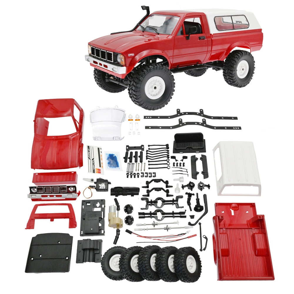 Wpl c24 1:16 rc car remote control off-road car diy high speed truck ...