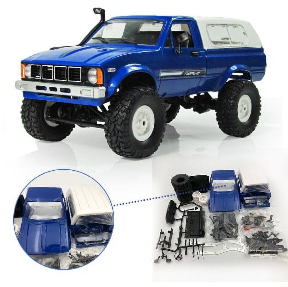 Wpl c24 2.4g diy rc car kit remote control car rc crawler off-road car ...