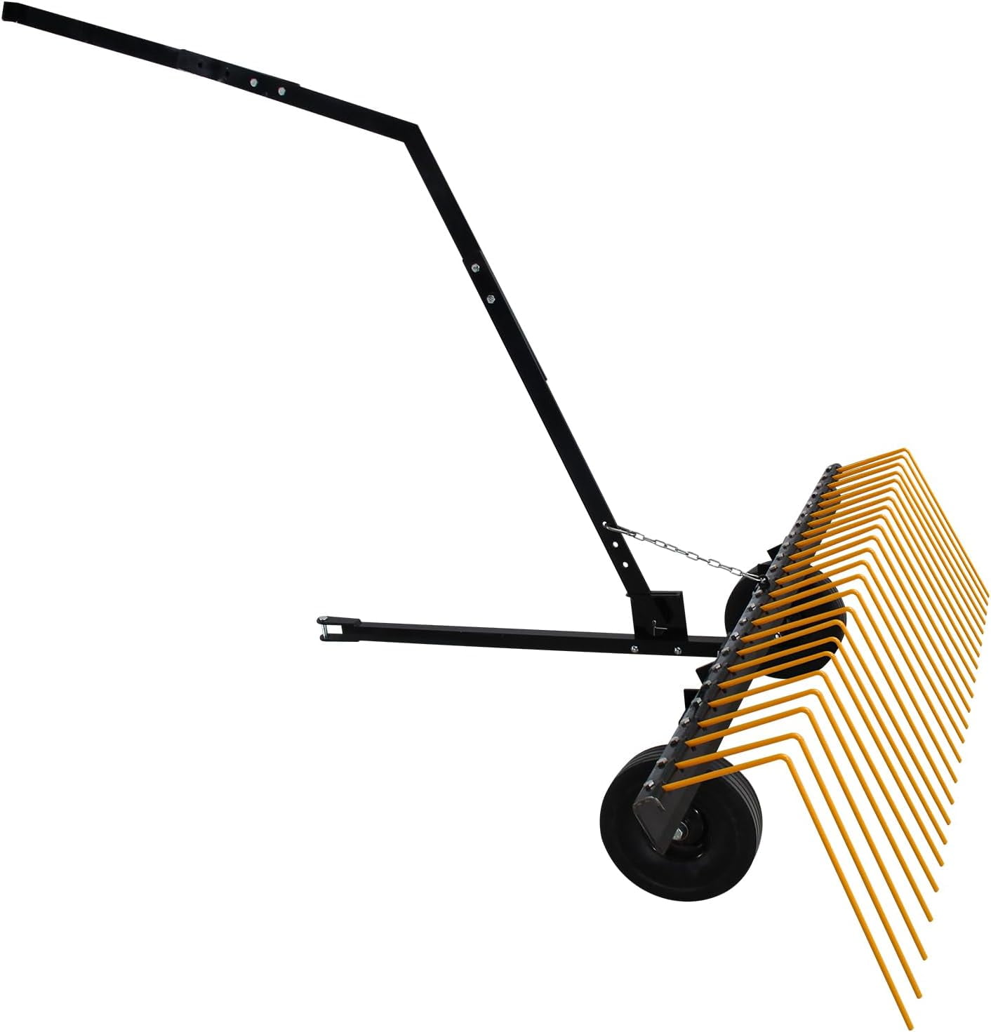 Wpond 60 in Steel Lawn rake with Adjustable Handle - Walmart.com