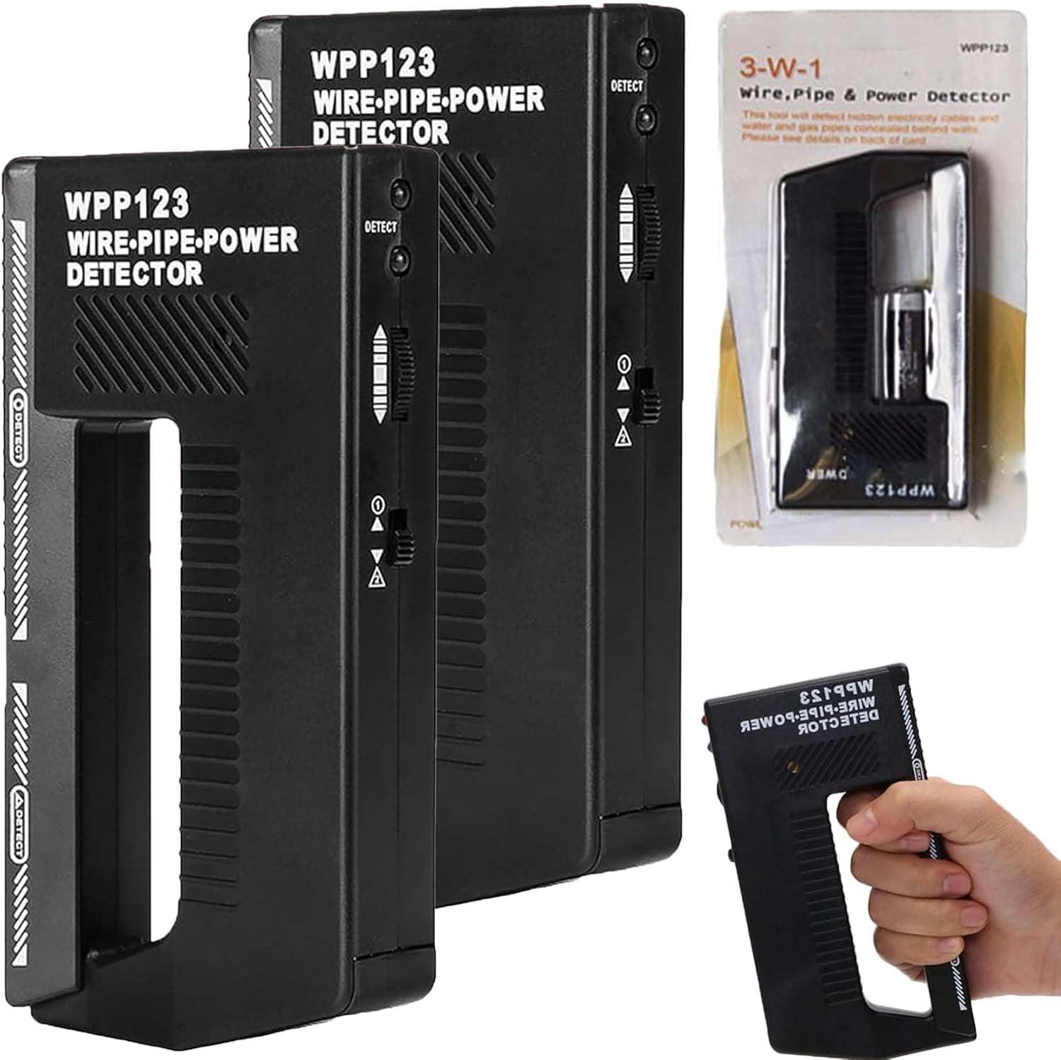 Wpp123 Wire Pipe Power Detector, Wire Pipe Metal Detector, Wall Scanner ...