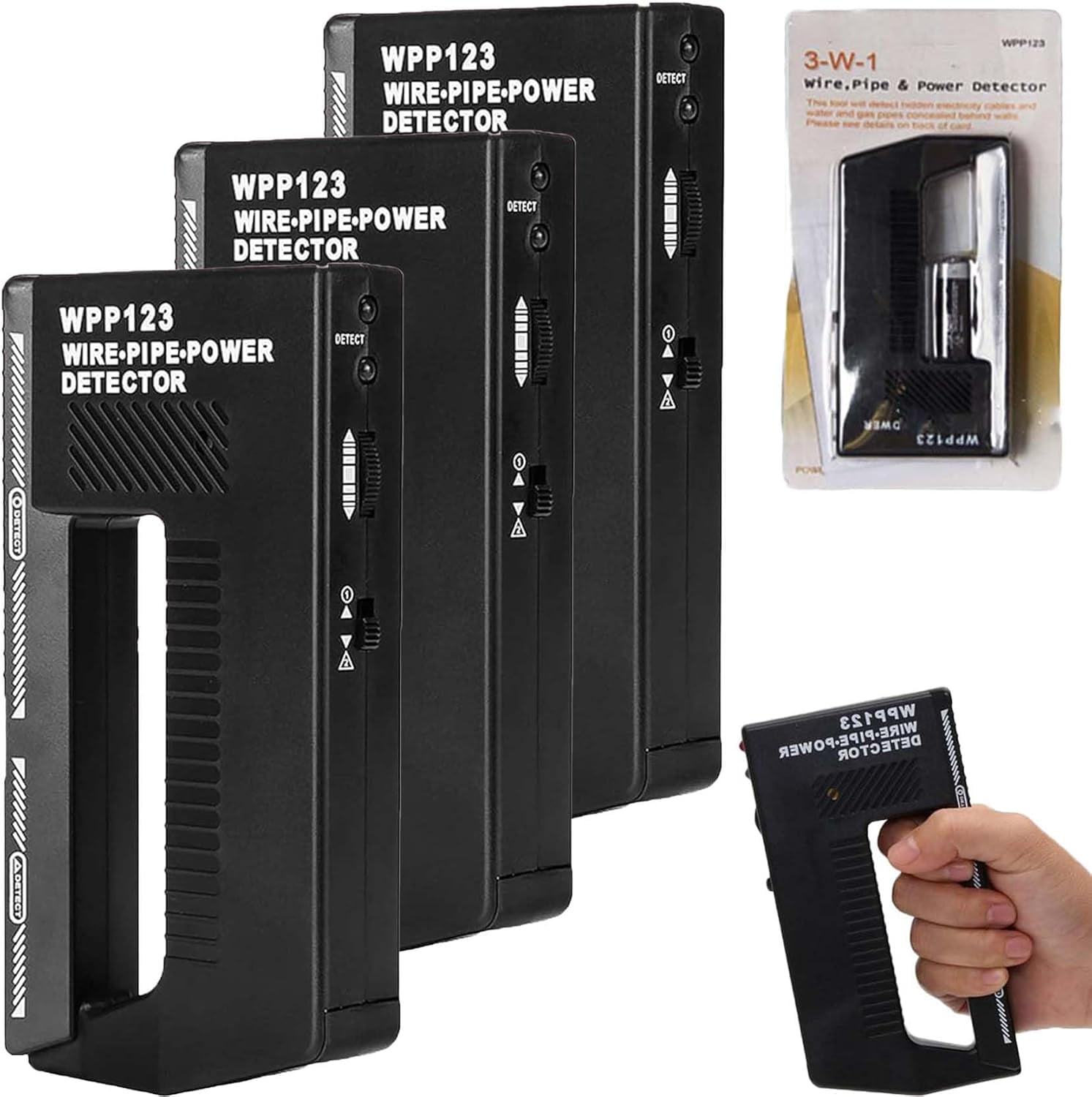 Wpp123 Wire Pipe Power Detector, Wire Pipe Metal Detector, Wall Scanner ...