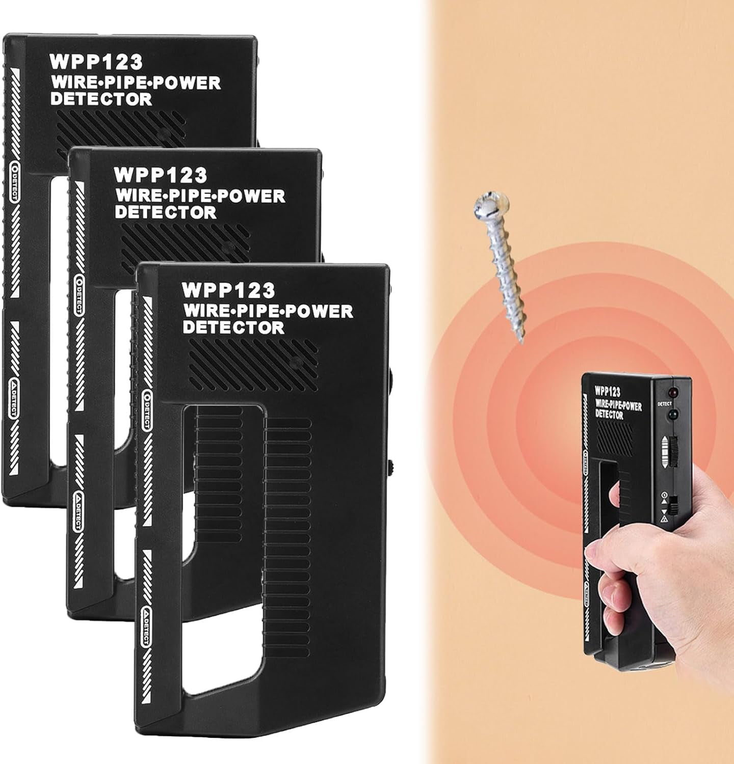 Wpp123 Wire Pipe Power Detector, Wire Pipe Power Detector, Wall Scanner ...