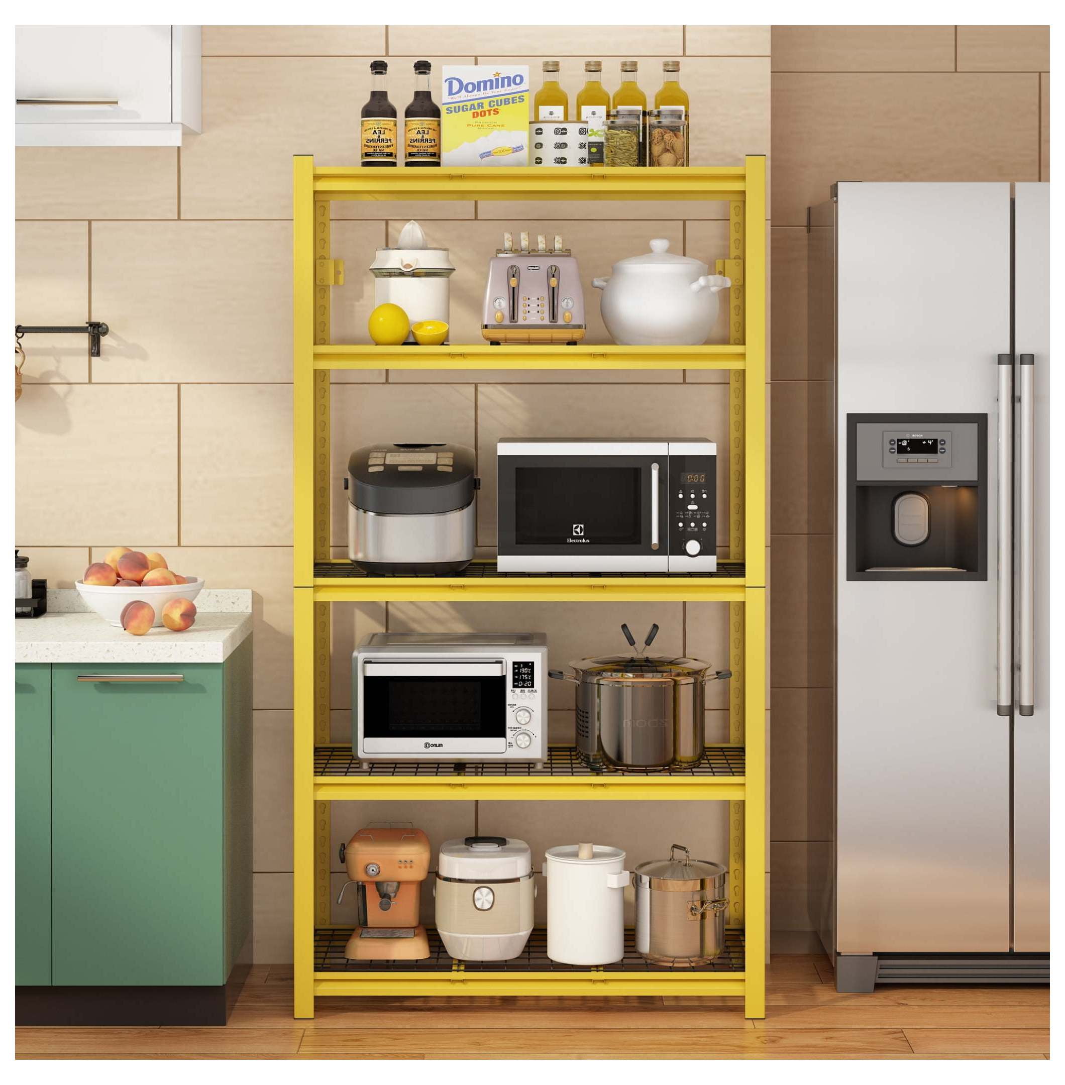 Wqmh Storage Racks,5-Tier Adjustable Metal Shelving Unit, Heavy Duty ...