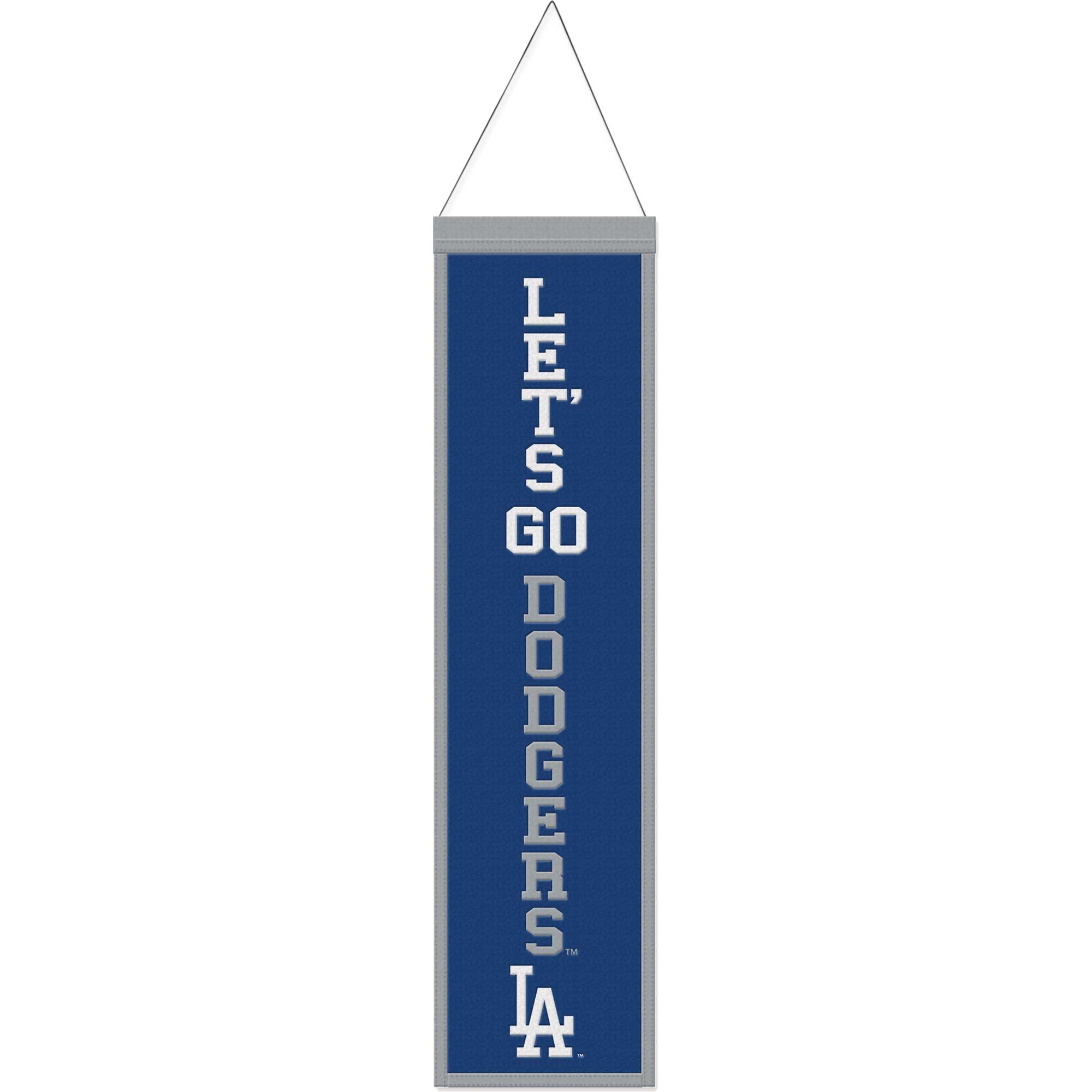WinCraft Los Angeles Dodgers 8" x 32" Slogan Wool Banner - Walmart.com