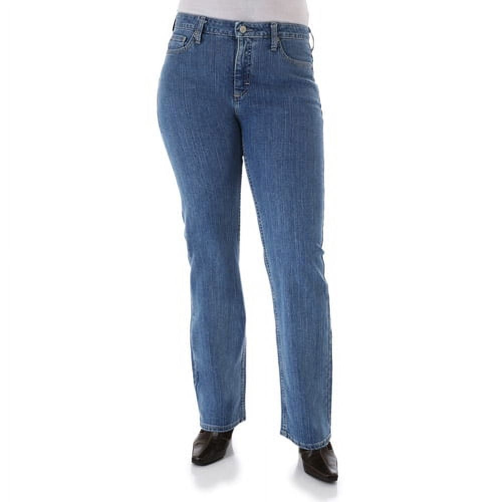 Wrangler Natural Fit Denim Jeans - Cotton 5-Pocket Belt Loops Zipper ...
