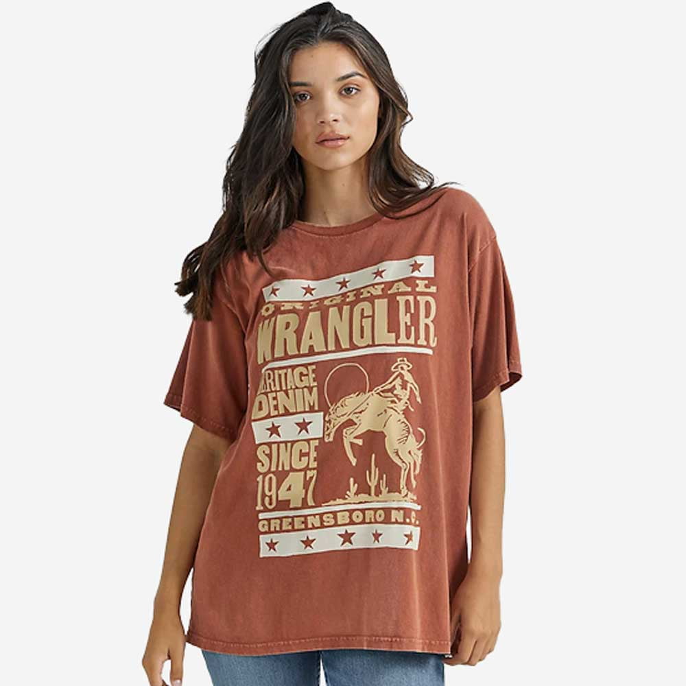 Wrangle Retro Keep It OG Oversized Tee - Walmart.com